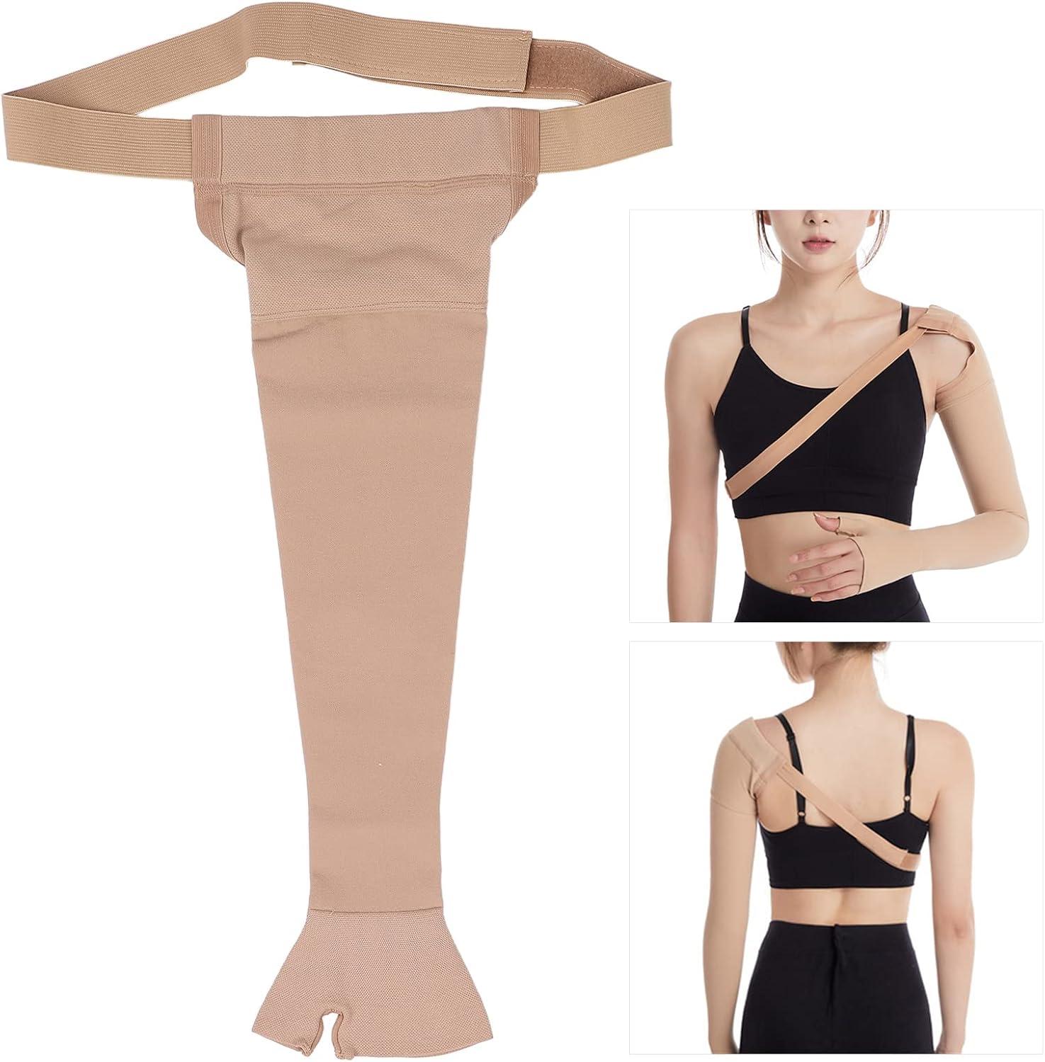 Arm Stocking with Cuff | Lymphedema Compression Wrist Support for Left ...