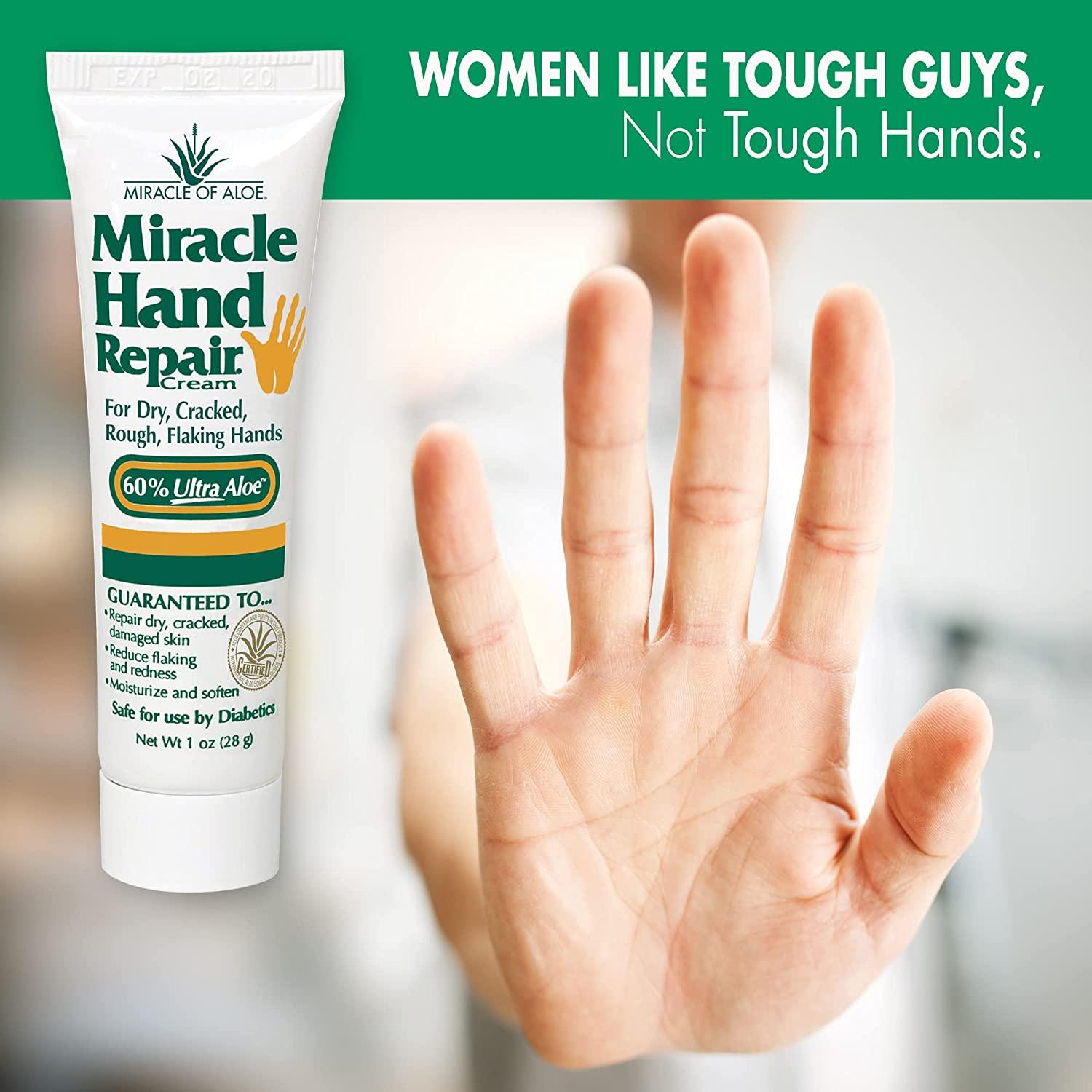 Miracle of Aloe Hand Repair Cream 3-Pack - 1 oz Each | Deep ...