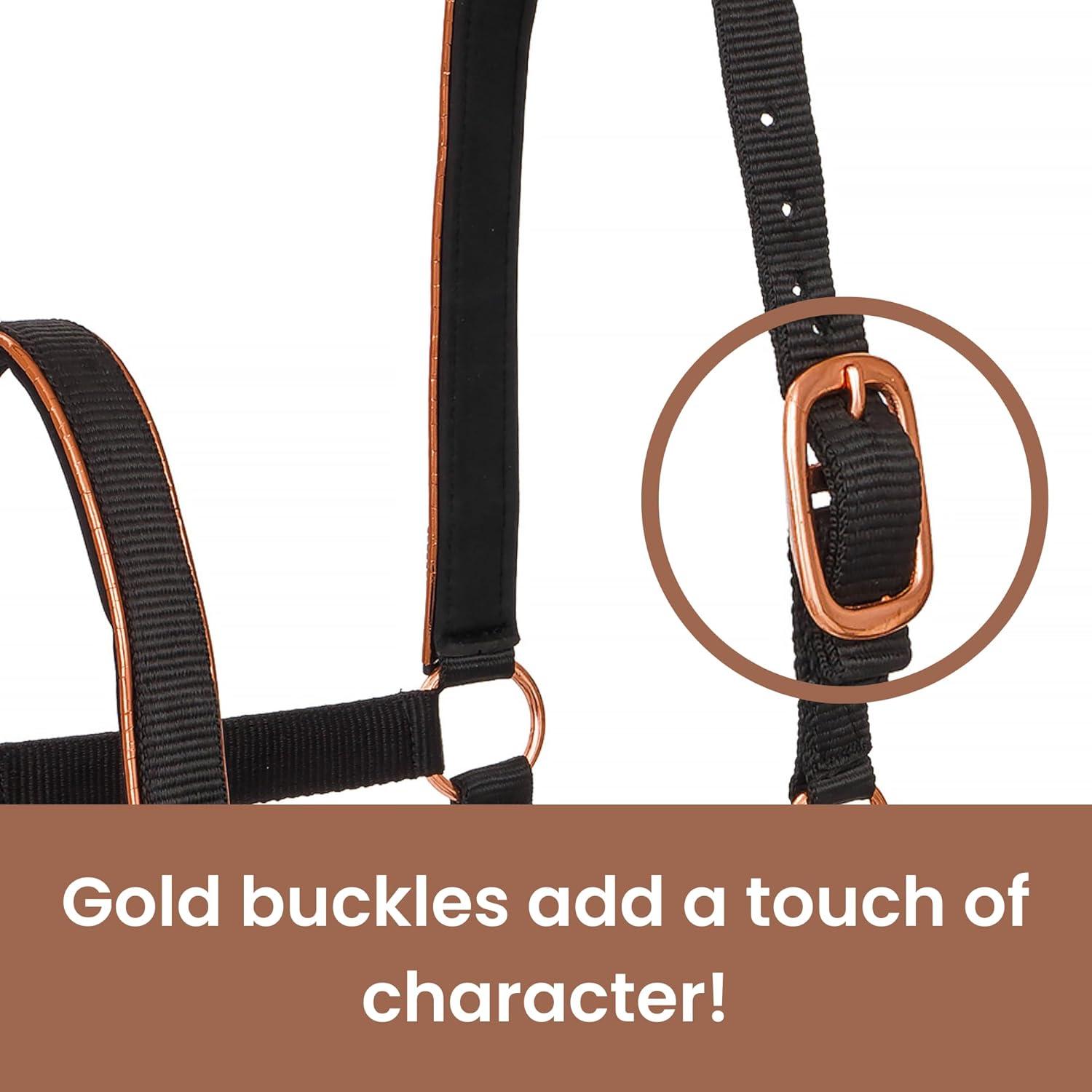 Premium Neoprene Halter for Thoroughbred & Warmblood Horses ...