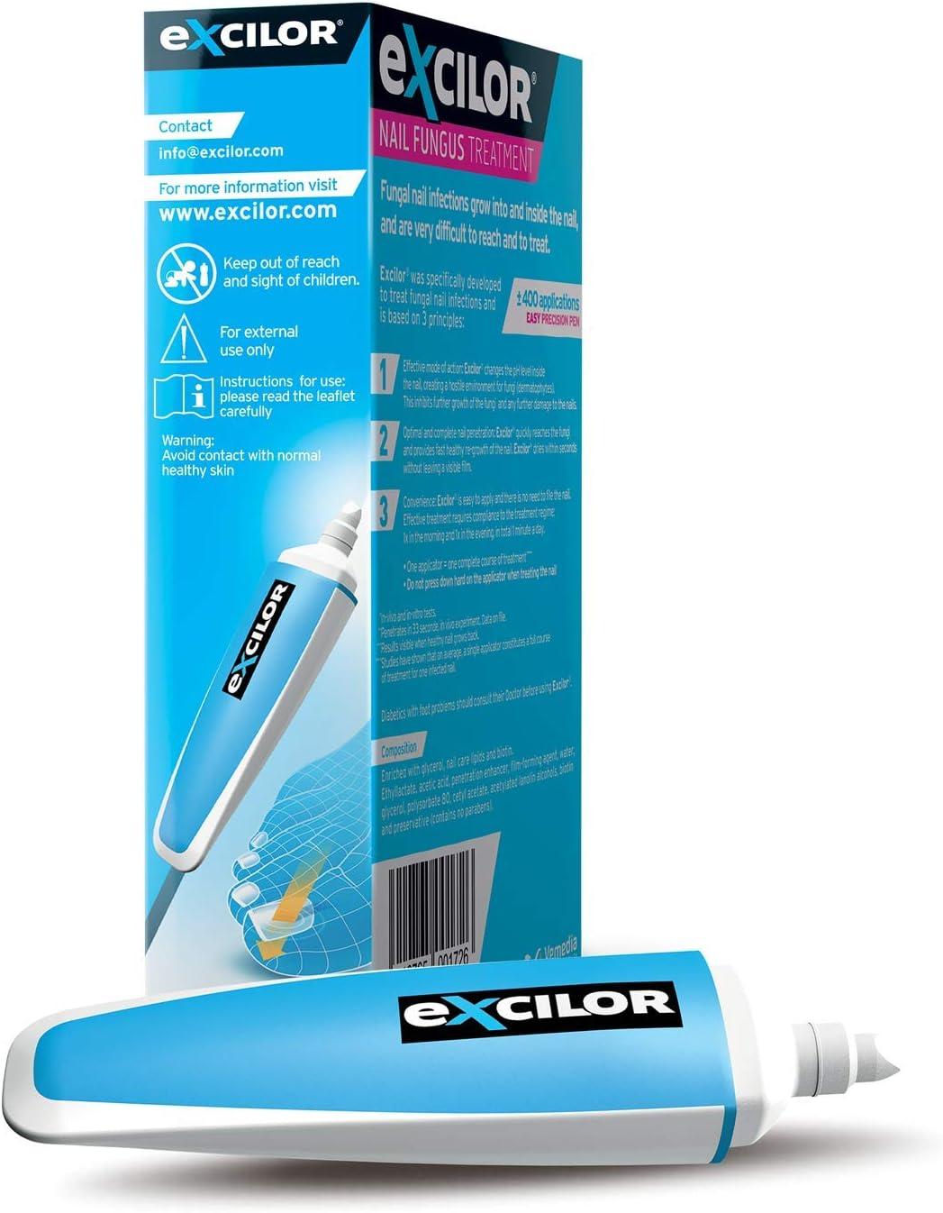 Excilor Nail Fungus Treatment Pen - Anti-Fungal Repair for Beautiful ...