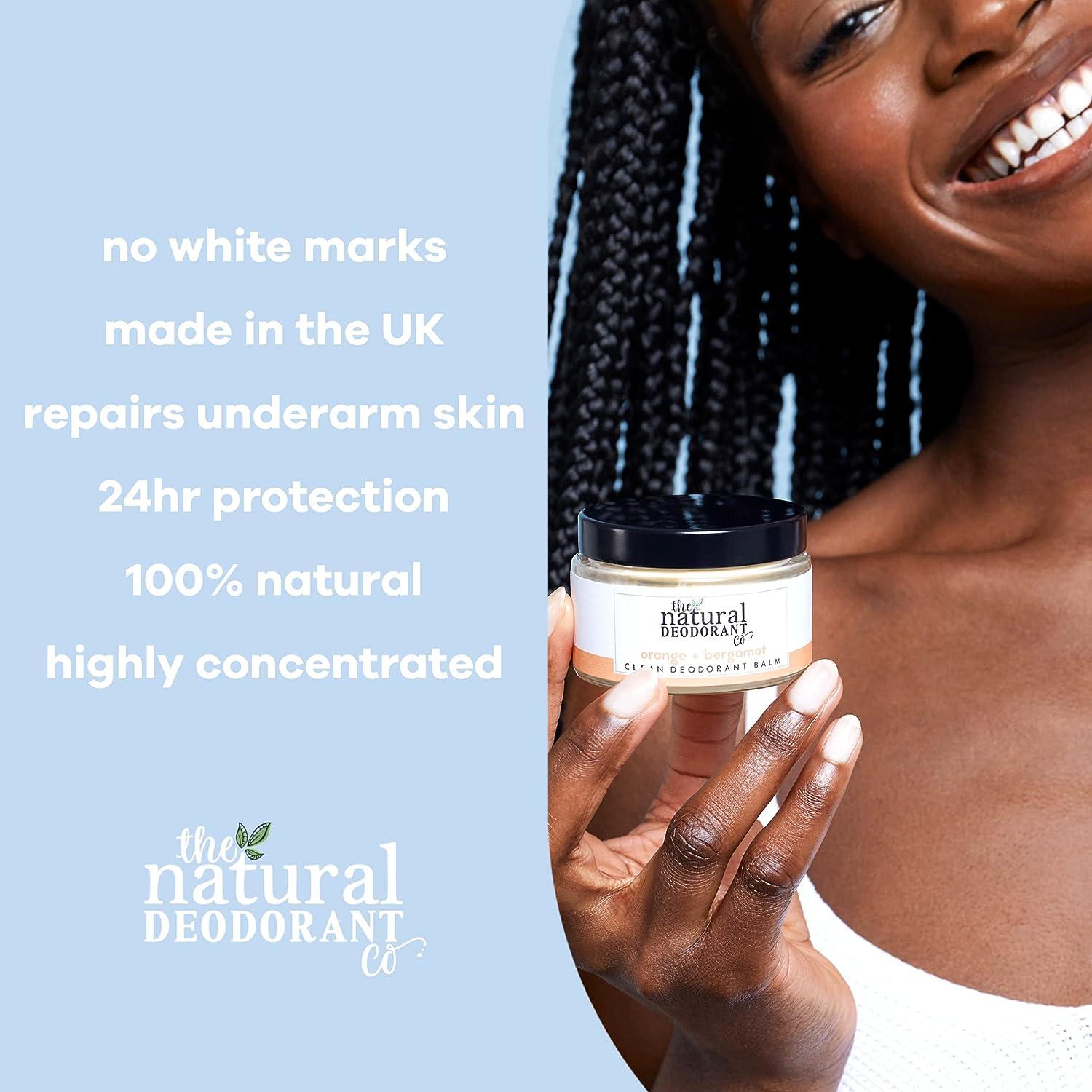 Natural Deodorant Co Active Deodorant Balm 55g - Orange & Bergamot | Aluminium & Plastic Free ...