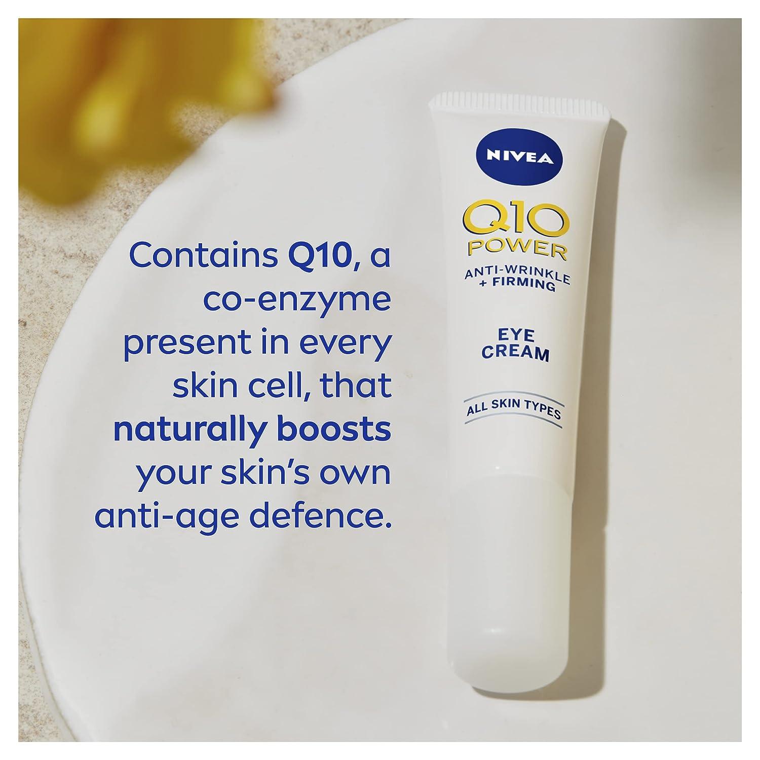 Nivea Q10 Power Anti-Wrinkle + Firming Eye Cream 15ml - Reduce Wrinkles and Firm Skin | Buy Now ...