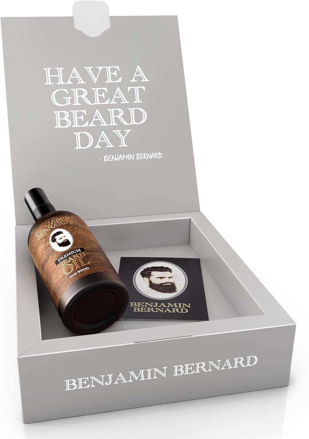 Benjamin Bernard Premium Beard Oil - Hydrating Blend with Jojoba Oils ...