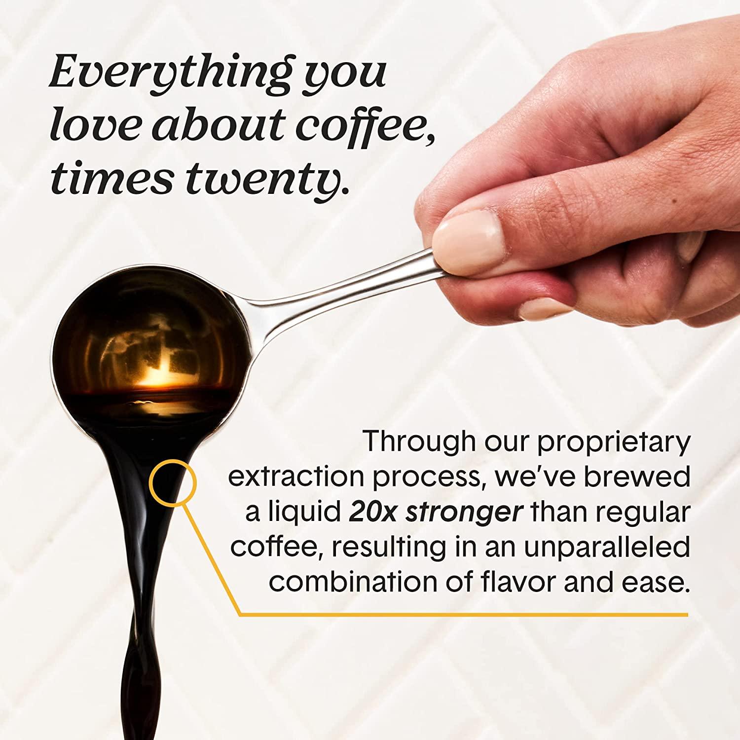 Jot Original Organic Coffee Concentrate - 150mg Caffeine - Makes Iced ...