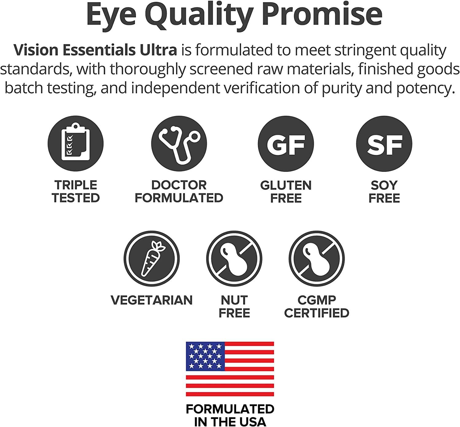 Dr. Whitaker's Vision Essentials Ultra - Comprehensive Macula & Retina ...