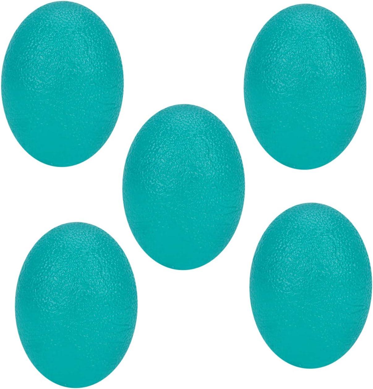 Verdant Touch Hand Grip Ball Set | 5 Pack Oval Green | 35 Wrist ...