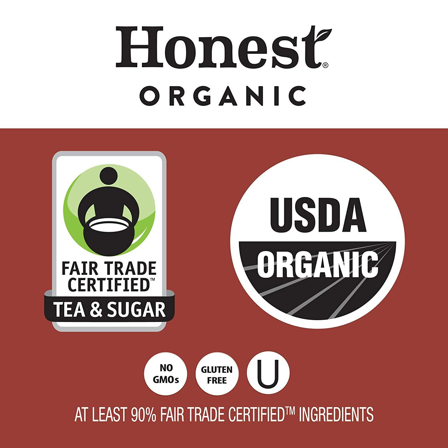 Honest Tea Organic Half Tea & Lemonade - Gluten Free, Fair Trade, 16.9 ...