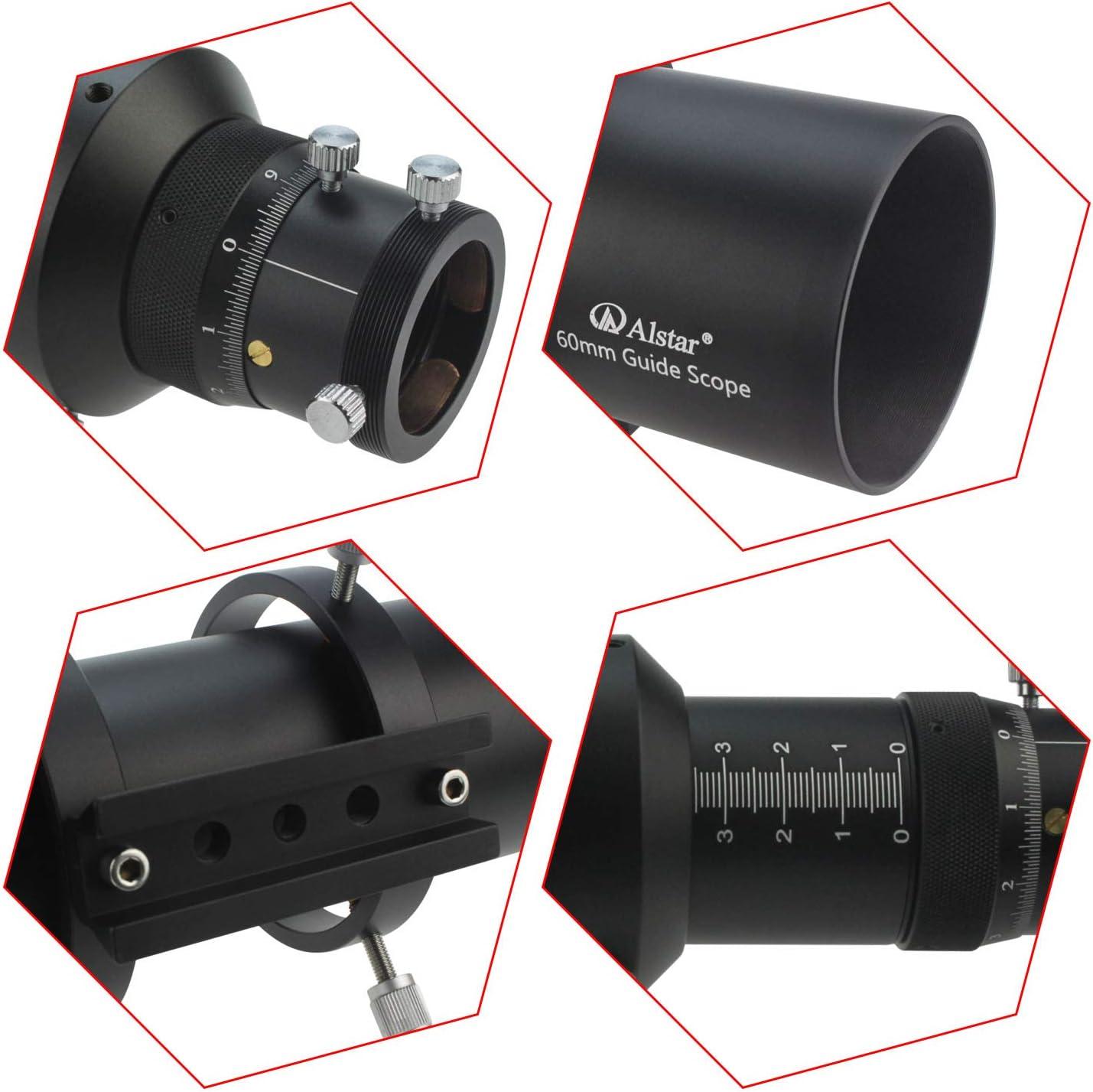 Alstar 60mm Deluxe Finder & Guidescope Kit with 1.25 Double Helical ...