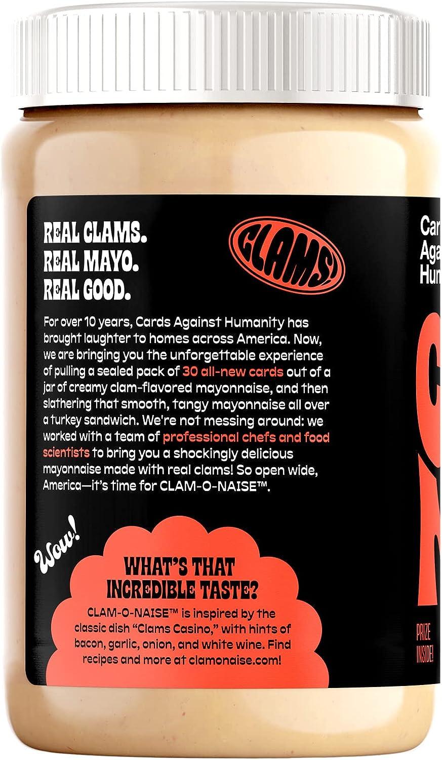 Cards Against Humanity Clam-O-Naise Pack - Tangy Clam-Flavored ...