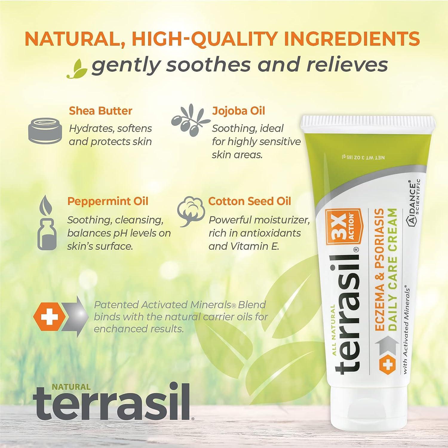 Terrasil Eczema and Psoriasis Cream 85g - Natural Relief for Severe ...
