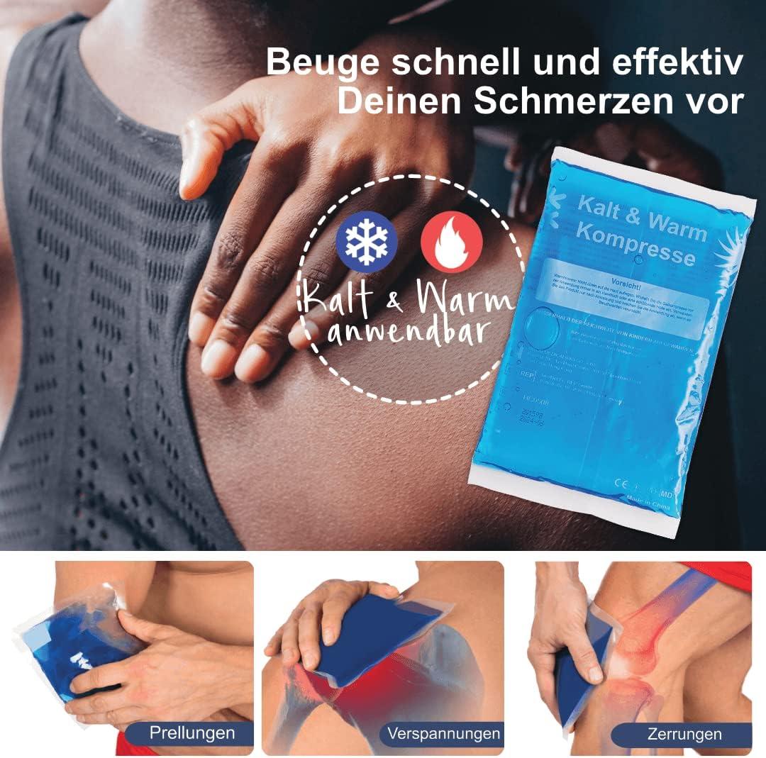 Buy IEA Medical Cold Warm Compress Set | 12x20 cm Reusable Gel Cooling ...