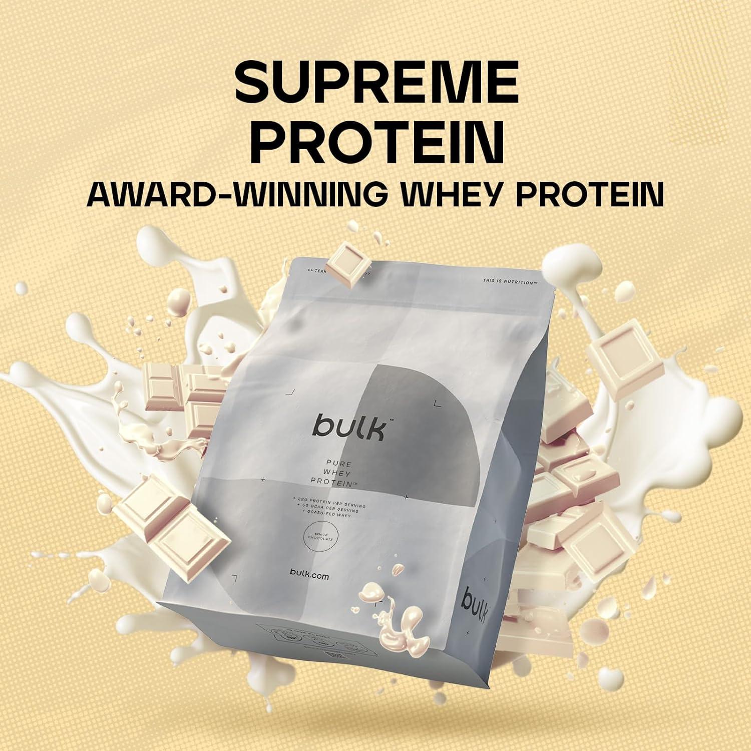 Bulk White Chocolate Whey Protein Powder 1 kg - Packaging May Vary ...