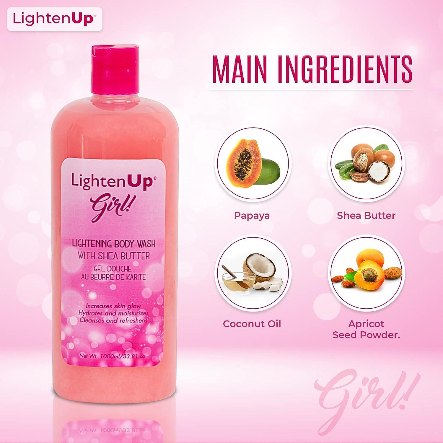 LightenUp Exfoliating Body Wash 33.8 Fl oz/1000ml for Girls - Top-rated ...