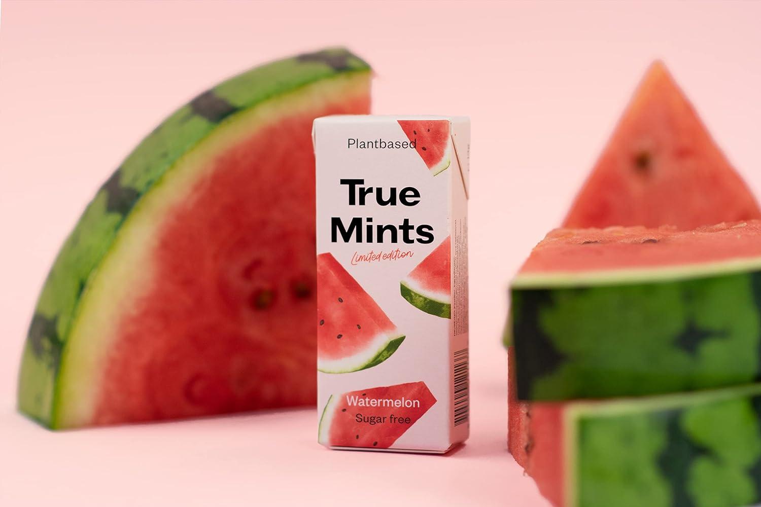 True Mints WATERMELON Flavour (12-pack) - Sugar Free Mints - Xylitol ...