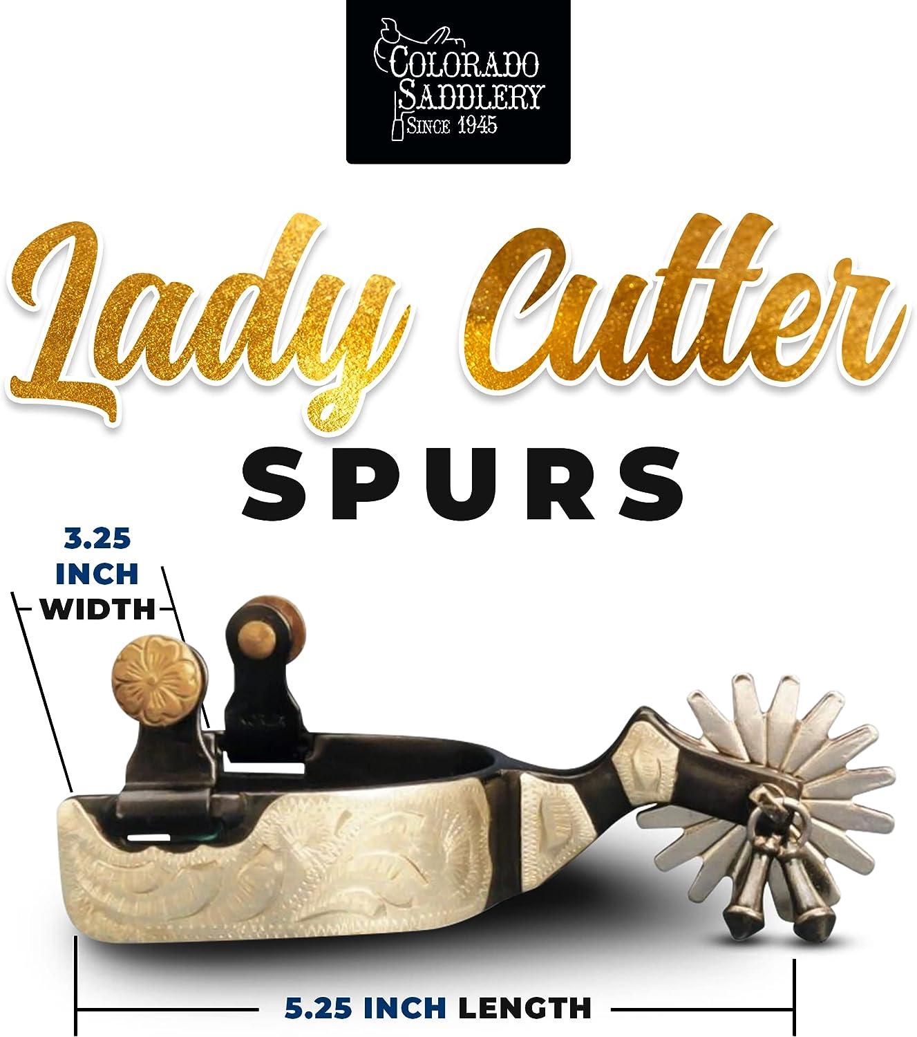 Colorado Saddlery Women's Cutter Engraved Boots Spur - Set of 2 | Buy ...