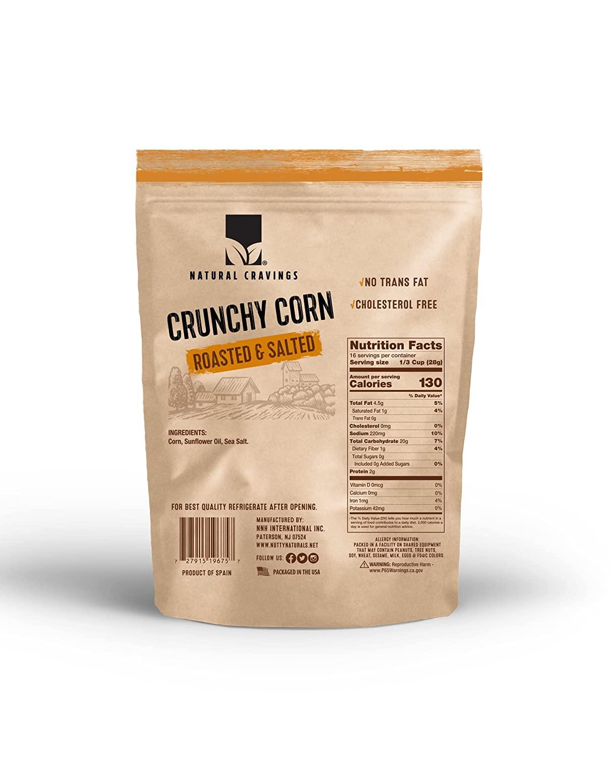 Natural Cravings Crunchy Corn Nuts - Roasted and Salted - 16 oz ...