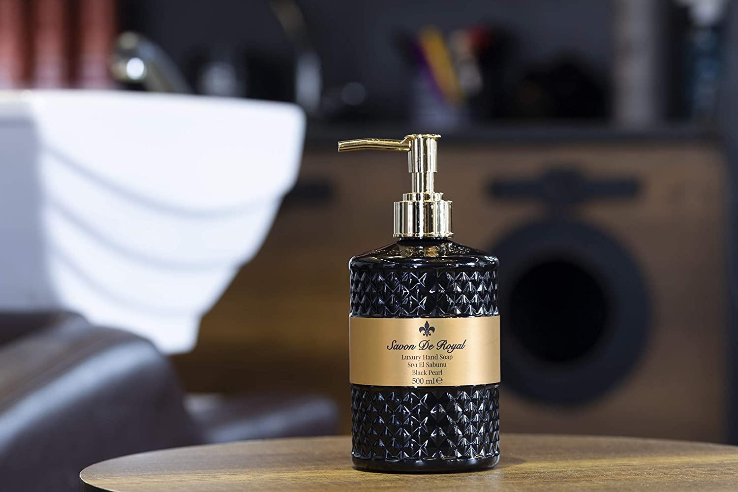 Savon De Royal Black Pearl Liquid Hand Soap - Sweet Orange Scent 16.9 ...