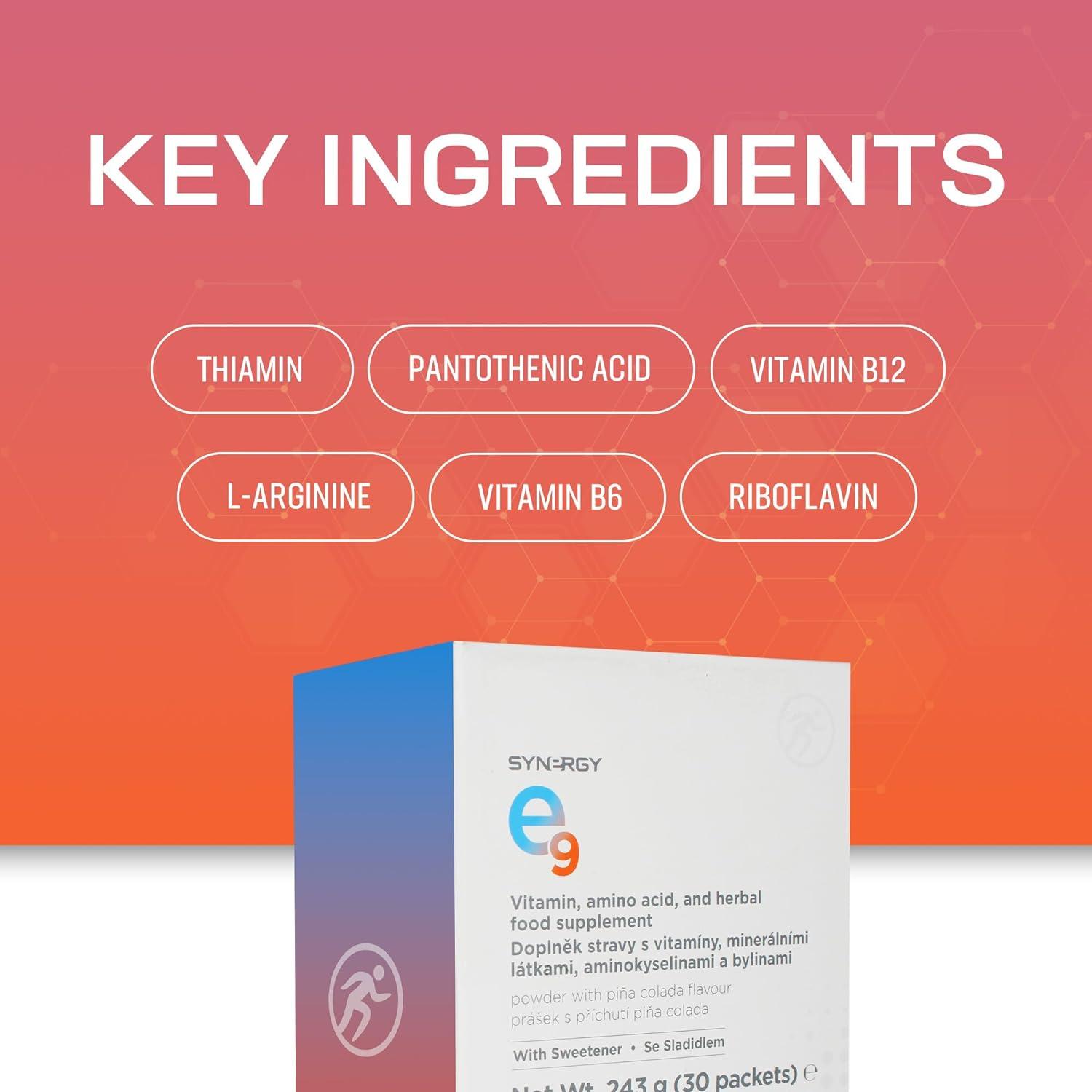 Synergy Worldwide E9 30 doses | 500mg L-Arginine Supplement with ...