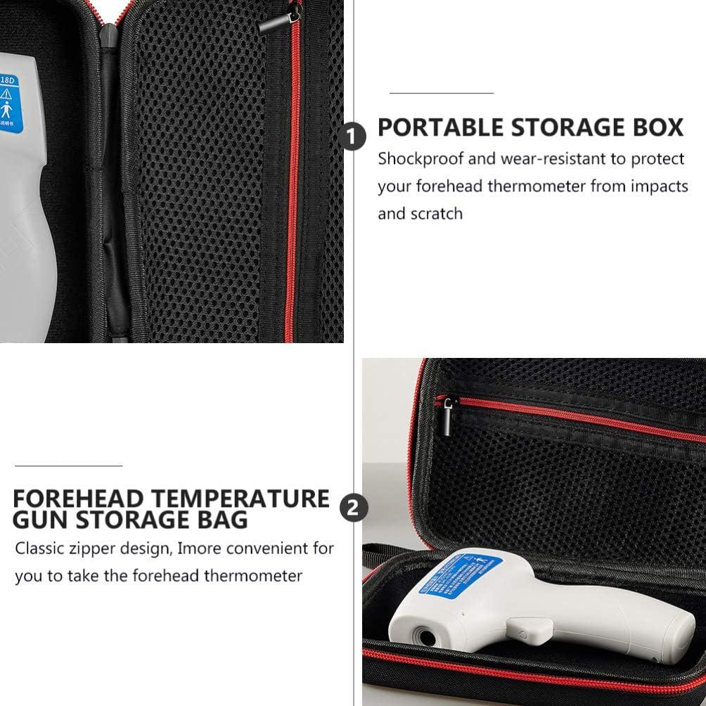 HEALLILY Carrying Thermometer Case - Green Zipper, Universal Digital ...