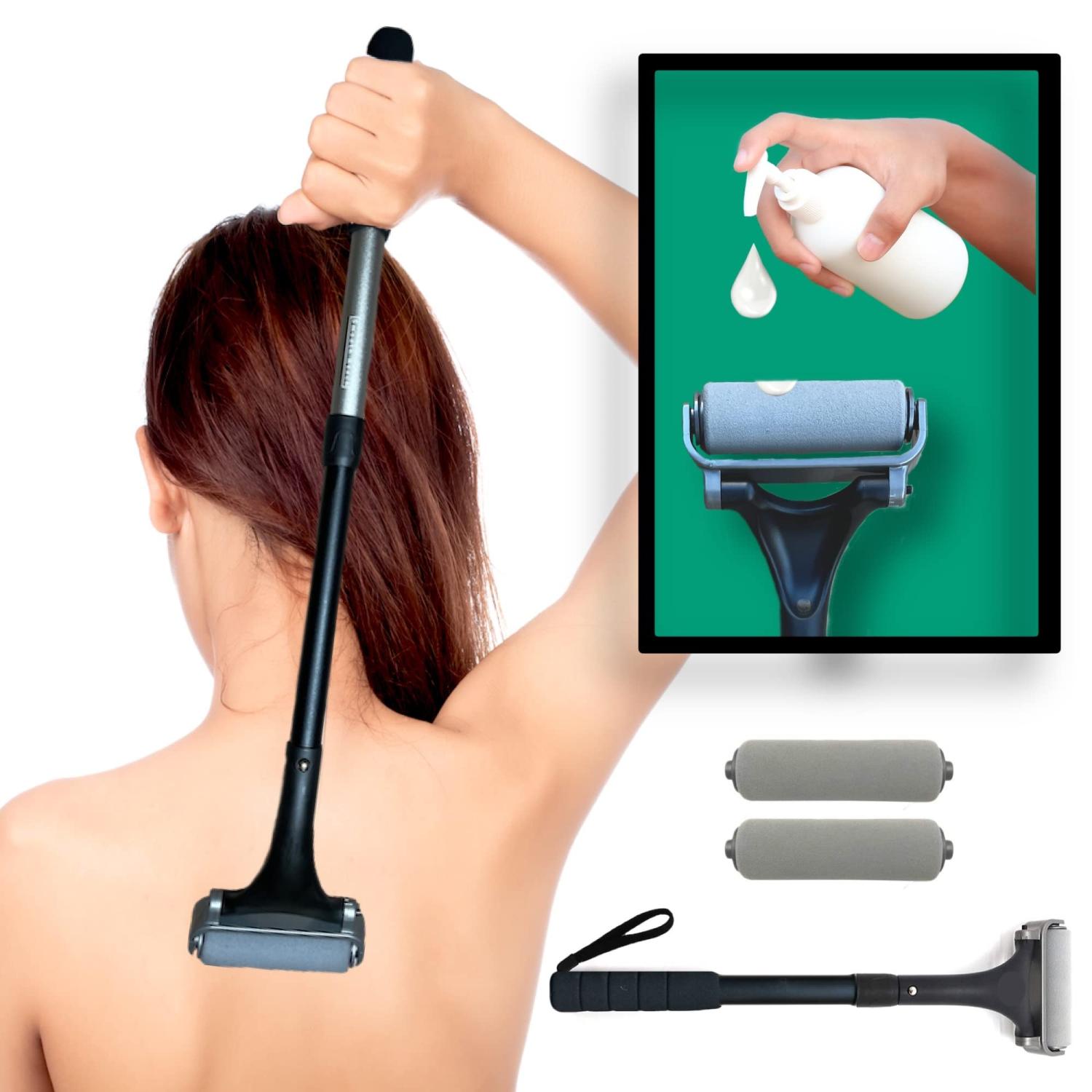 Smooth Reach Back Lotion Applicator for Body, Sunscreen, and Self ...