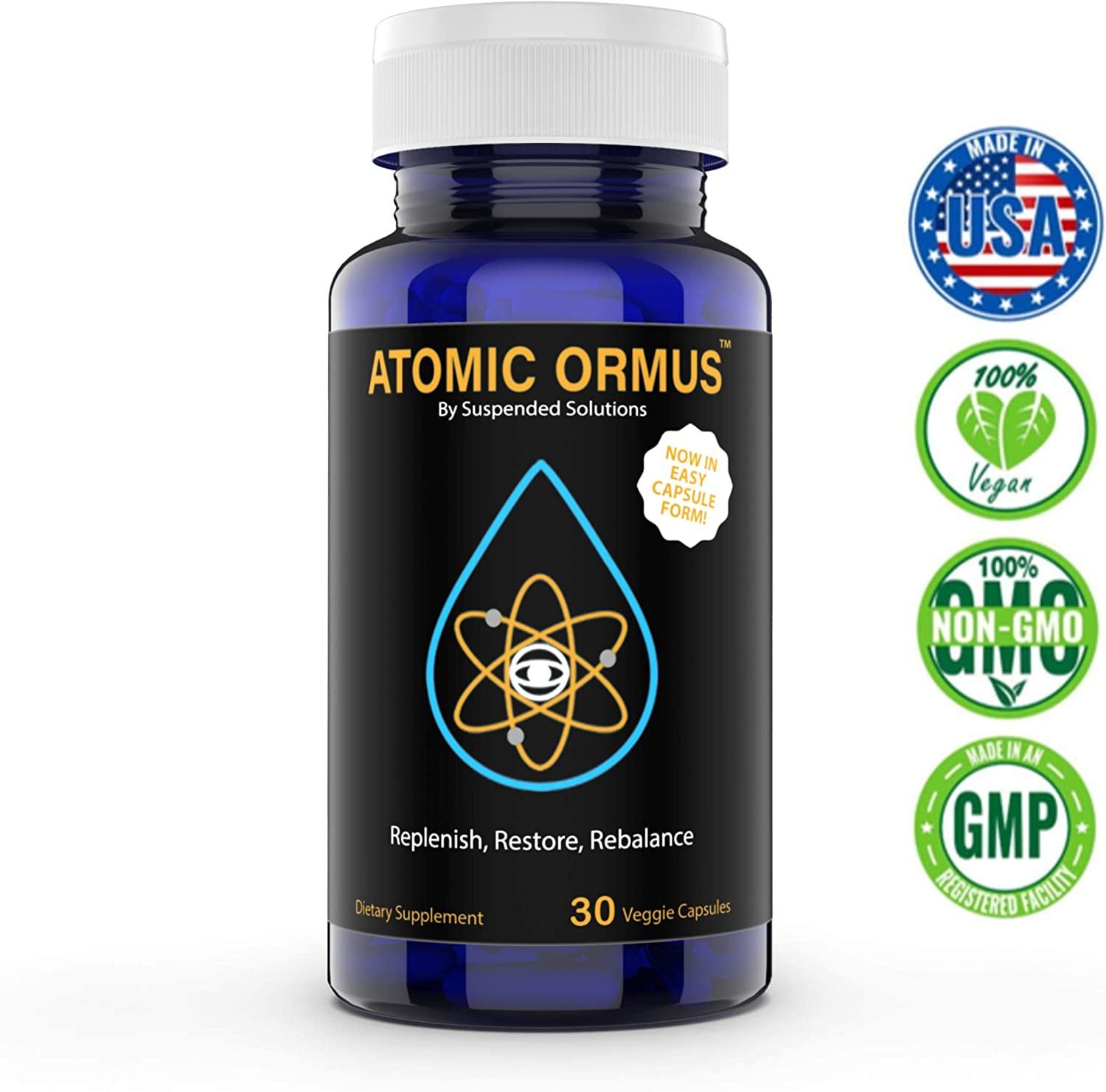 Suspended Solutions Atomic ORMUS Capsules - 100% Pure Monatomic Gold ...