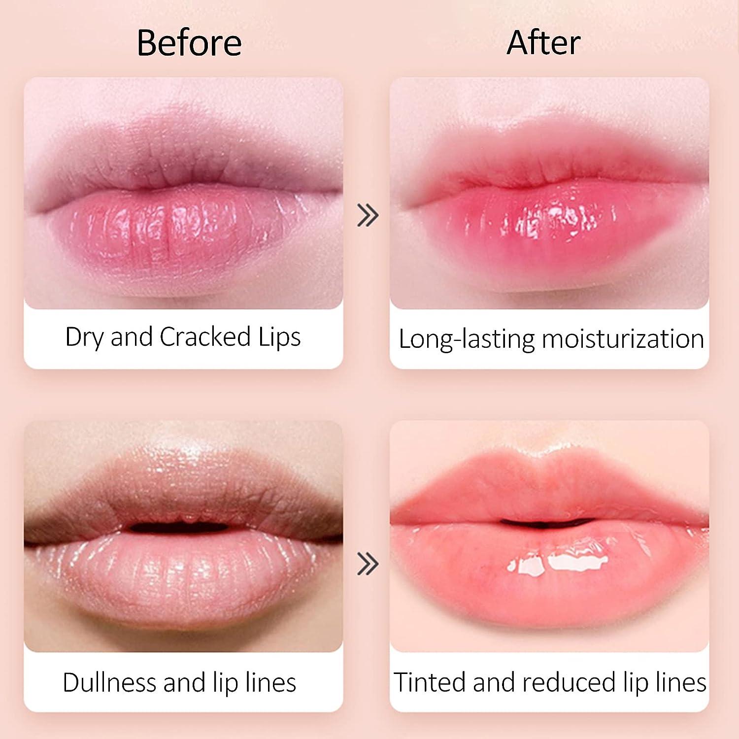 Erinde Tinted Lip Balm: Hydrating 2-in-1 Lip Gloss & Lipstick for Dry ...