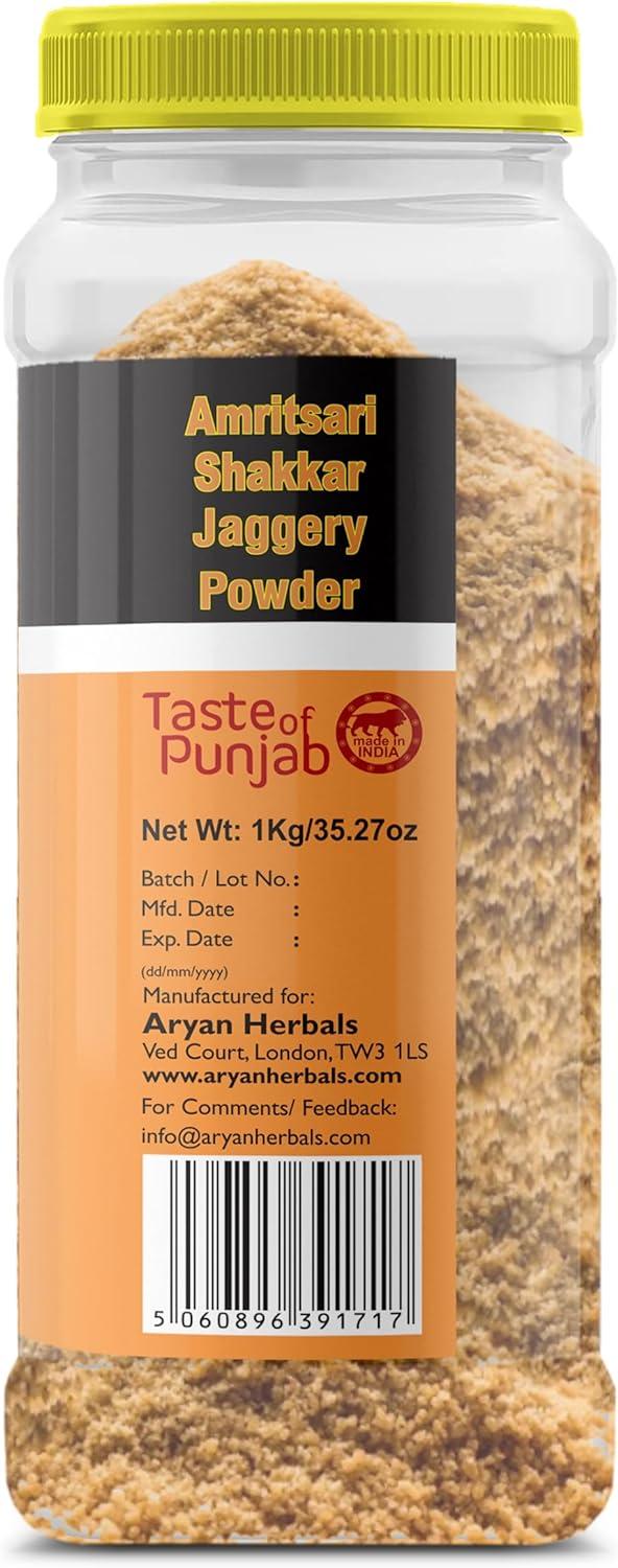 Aryan Jaggery Powder | Amritsari Shakkar Crushed Goor Powder | Natural ...