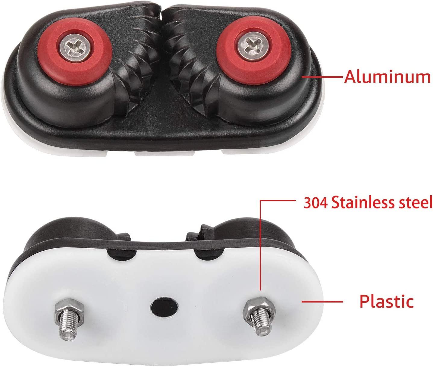 GANGUOLA Cam Cleats - Ball Bearing Fast Entry Rope Cleats for Line ...