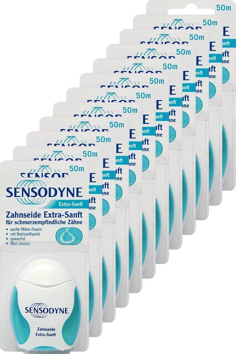 Buy Sensodyne Dental Floss Extra Gentle - 12x50m | Gentle Oral Care ...
