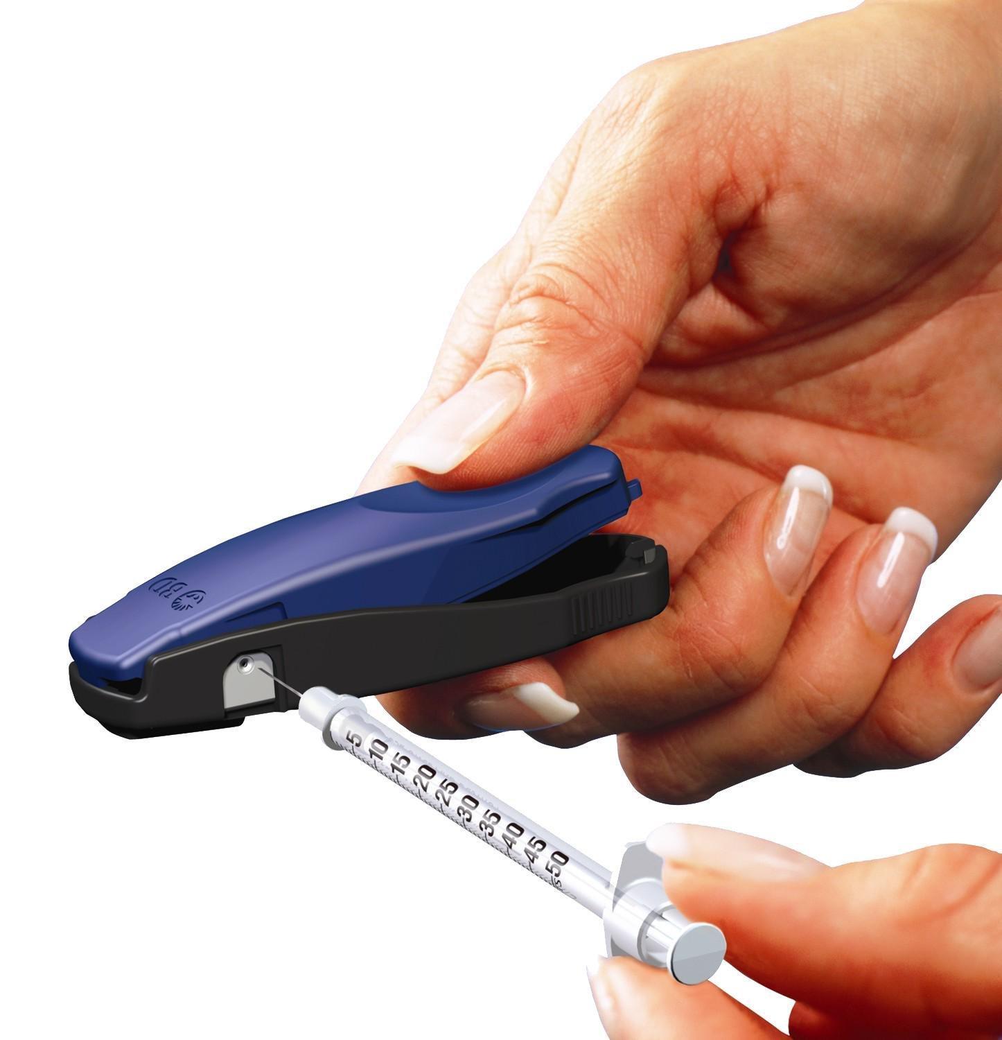 B-D Safe-Clip Insulin Syringe Needle Clipper - Safe and Easy Disposal ...