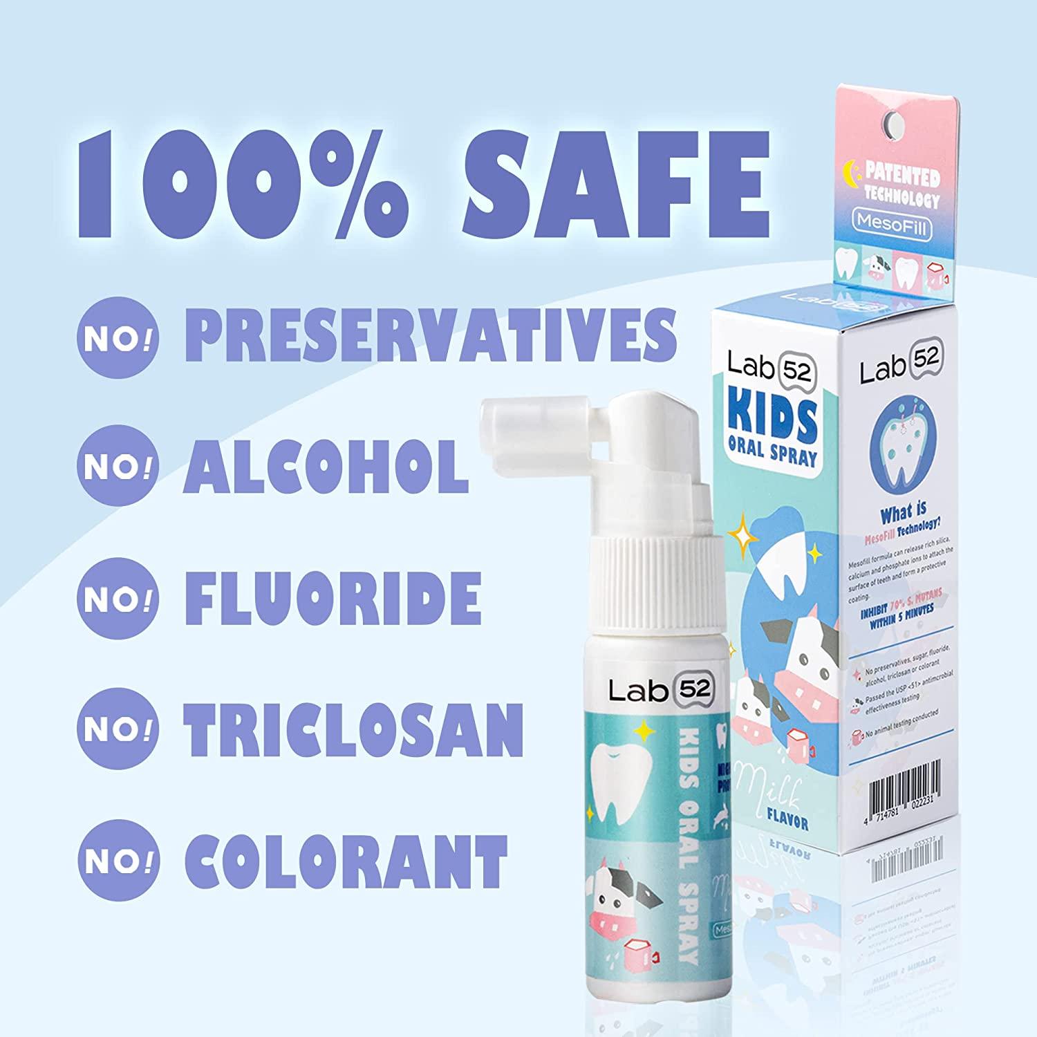 Lab52 Kids Anticavity Mouth Spray | Sugar-Free Oral Care for 0-12 Years | Patented MesoFill ...
