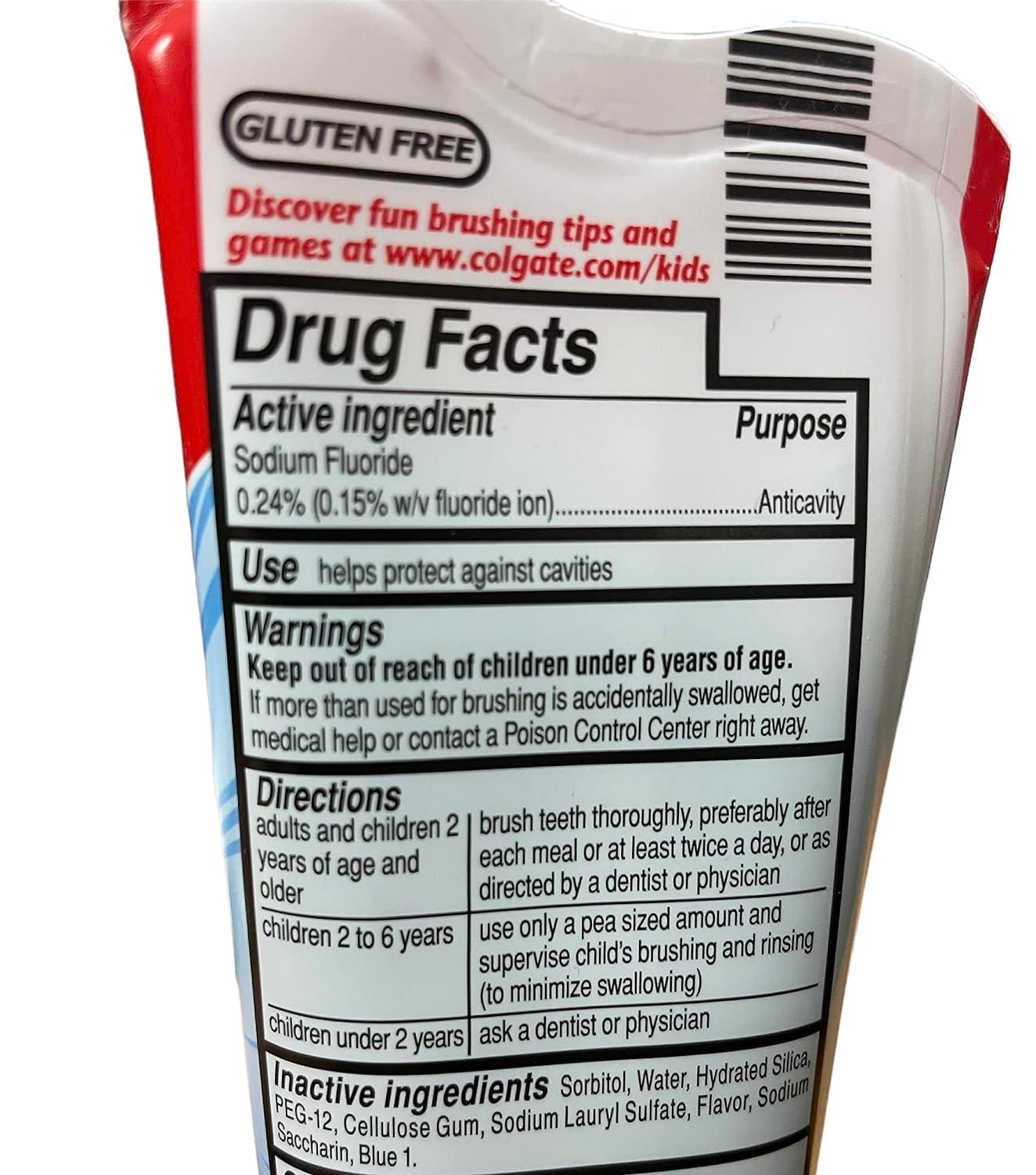 Colgate Ryan's World Bubble Fruit Fluoride Toothpaste | 4.6oz | Buy Now ...