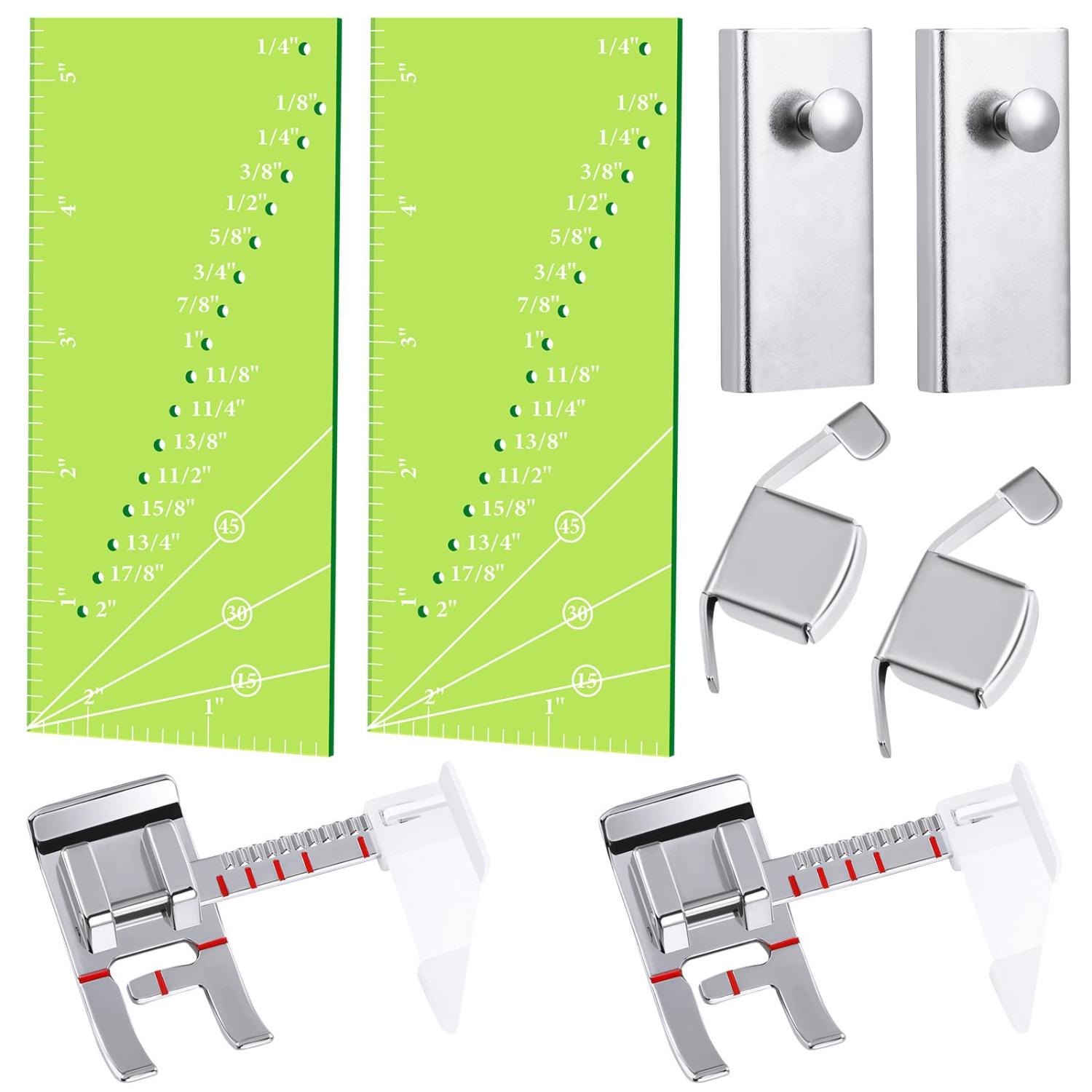 Magnetic Seam Guide Set for Sewing Machine - 8 Pcs, 4 Models ...
