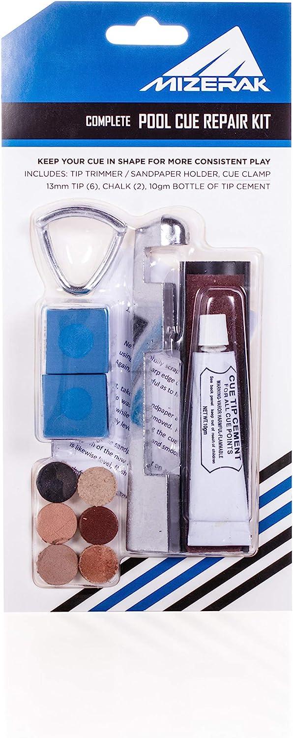 Mizerak Pool Cue Repair Kit - Complete Set for Cue Maintenance | Buy ...