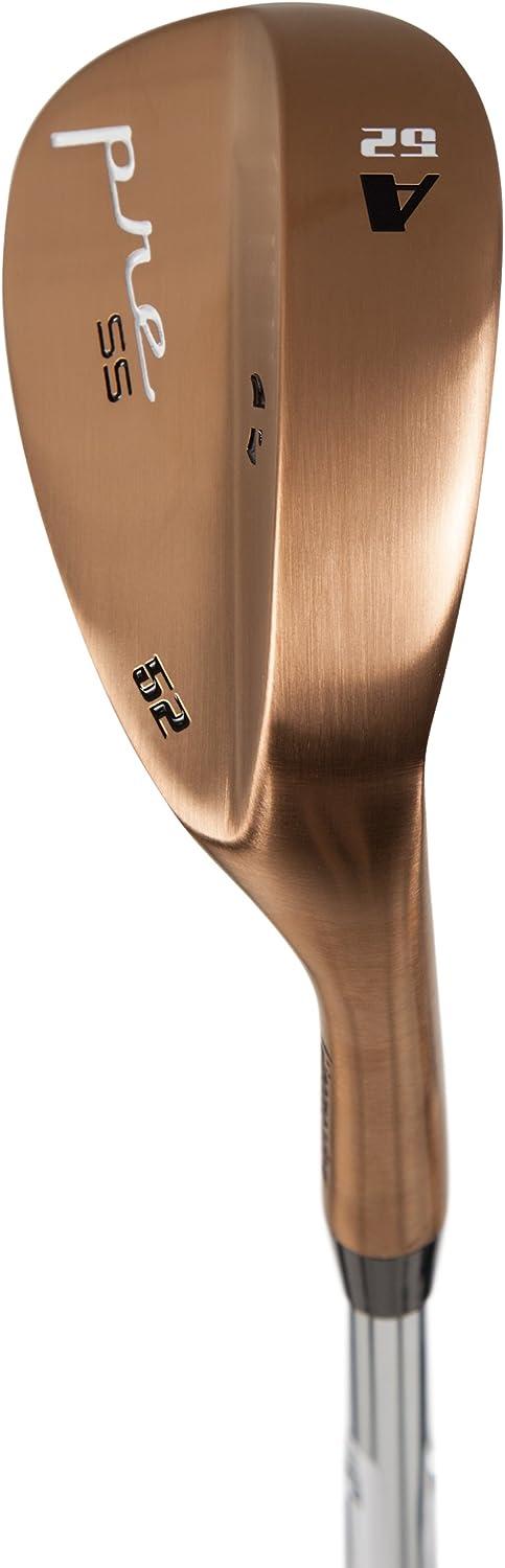 Pinemeadow Golf Pre Bronze Wedge | Left-Handed Steel Regular 56 Wedge ...