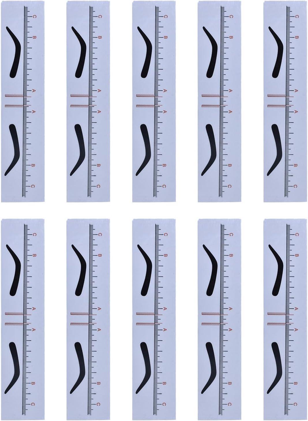 Professional Eyebrow Measurement Position Ruler Guide Device Achieve ...