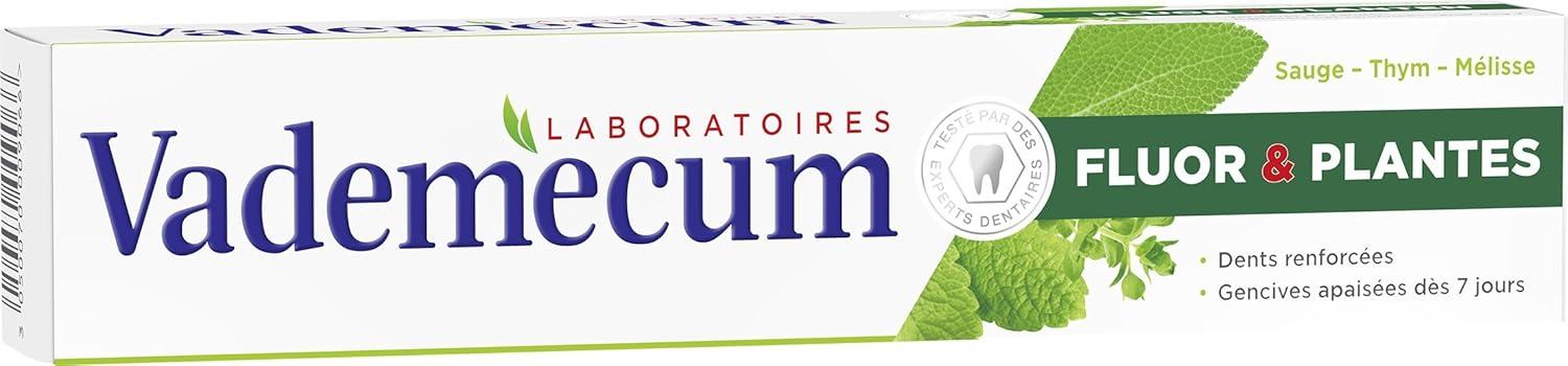 Vademecum Toothpaste - Fluoride & Herbal Formula - 75 ml Tube (2 Pack ...