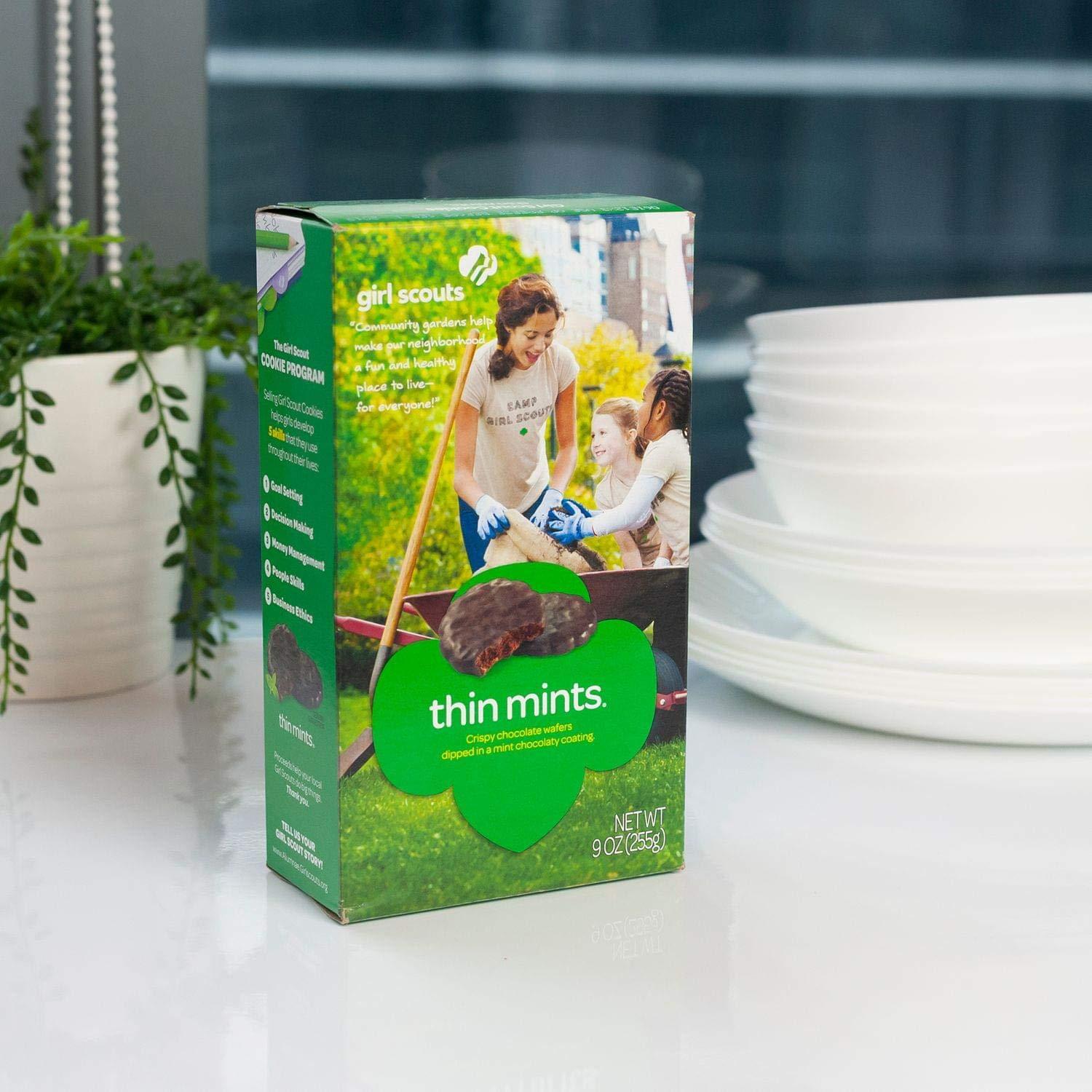 Buy Girl Scout Thin Mints Cookies â€“ 32 Count Box | Delicious Mint ...