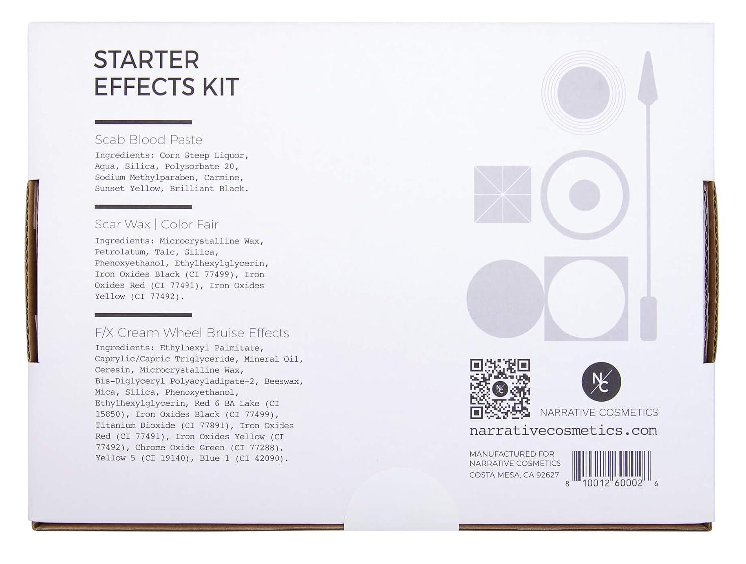 Professional SFX Makeup Starter Kit - 6-Color Bruise Wheel Scar Wax ...