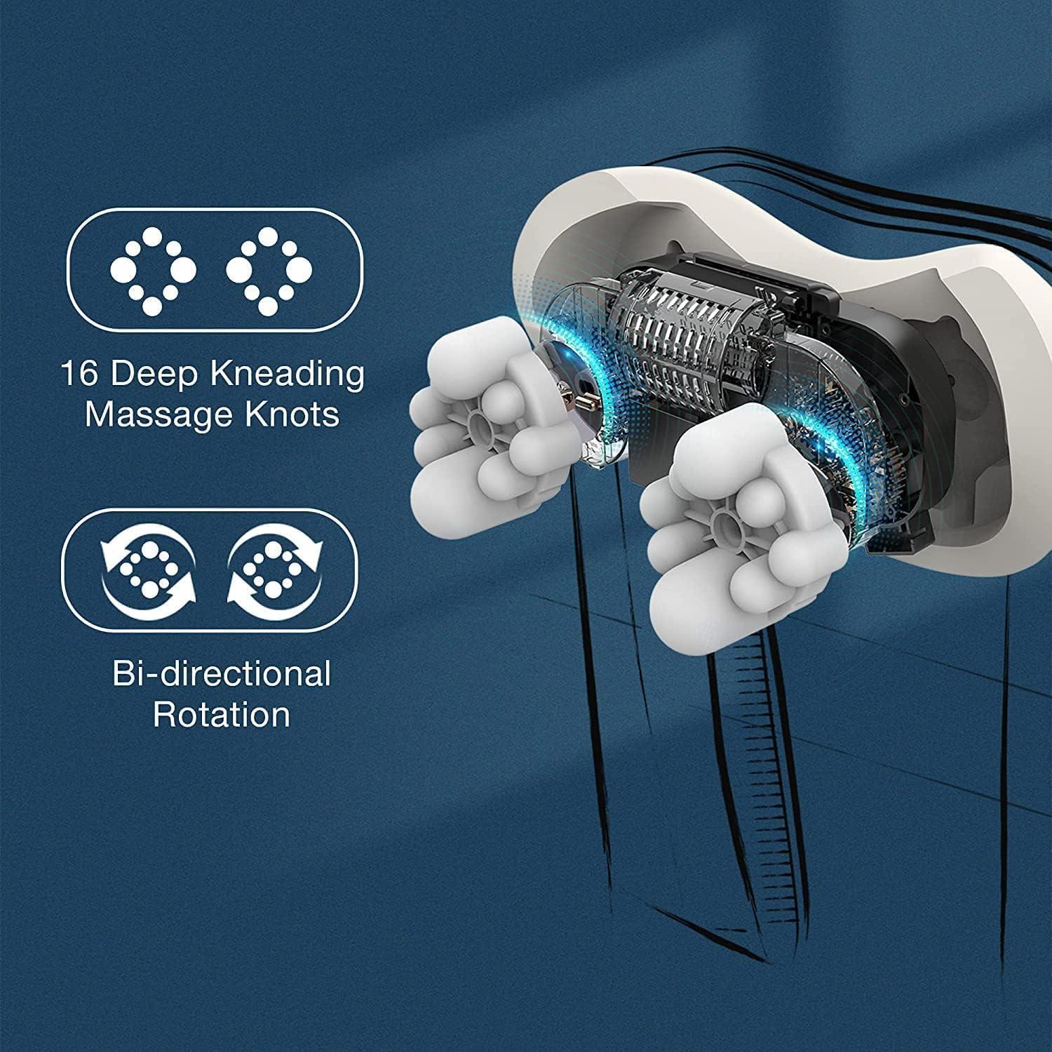 Aront Neck Massage Device with Heat - 3D Shiatsu Deep Tissue Relief for ...
