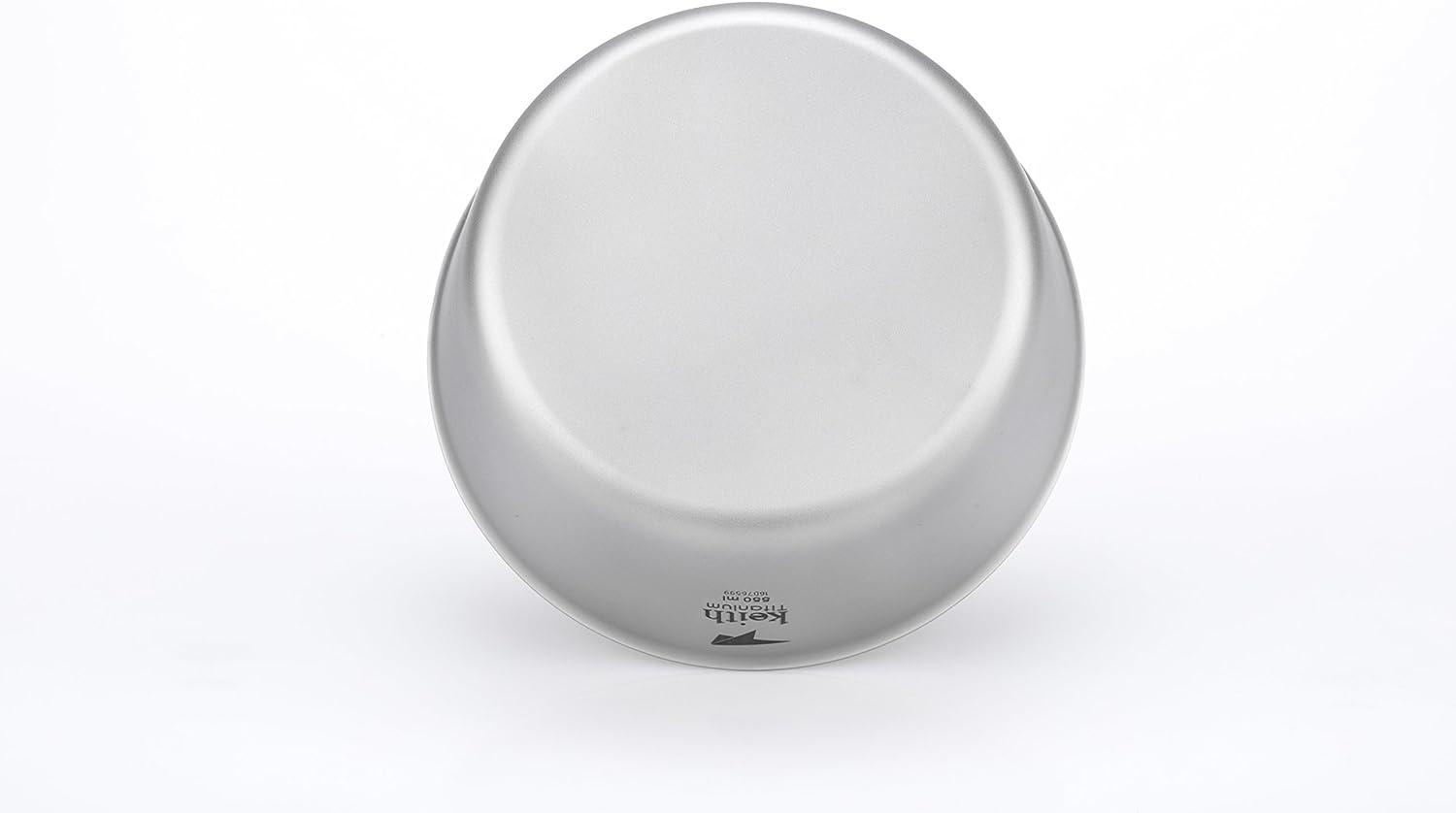 Keith Titanium Ti5322 Double-Wall Insulated Bowl - 18.6 fl oz ...