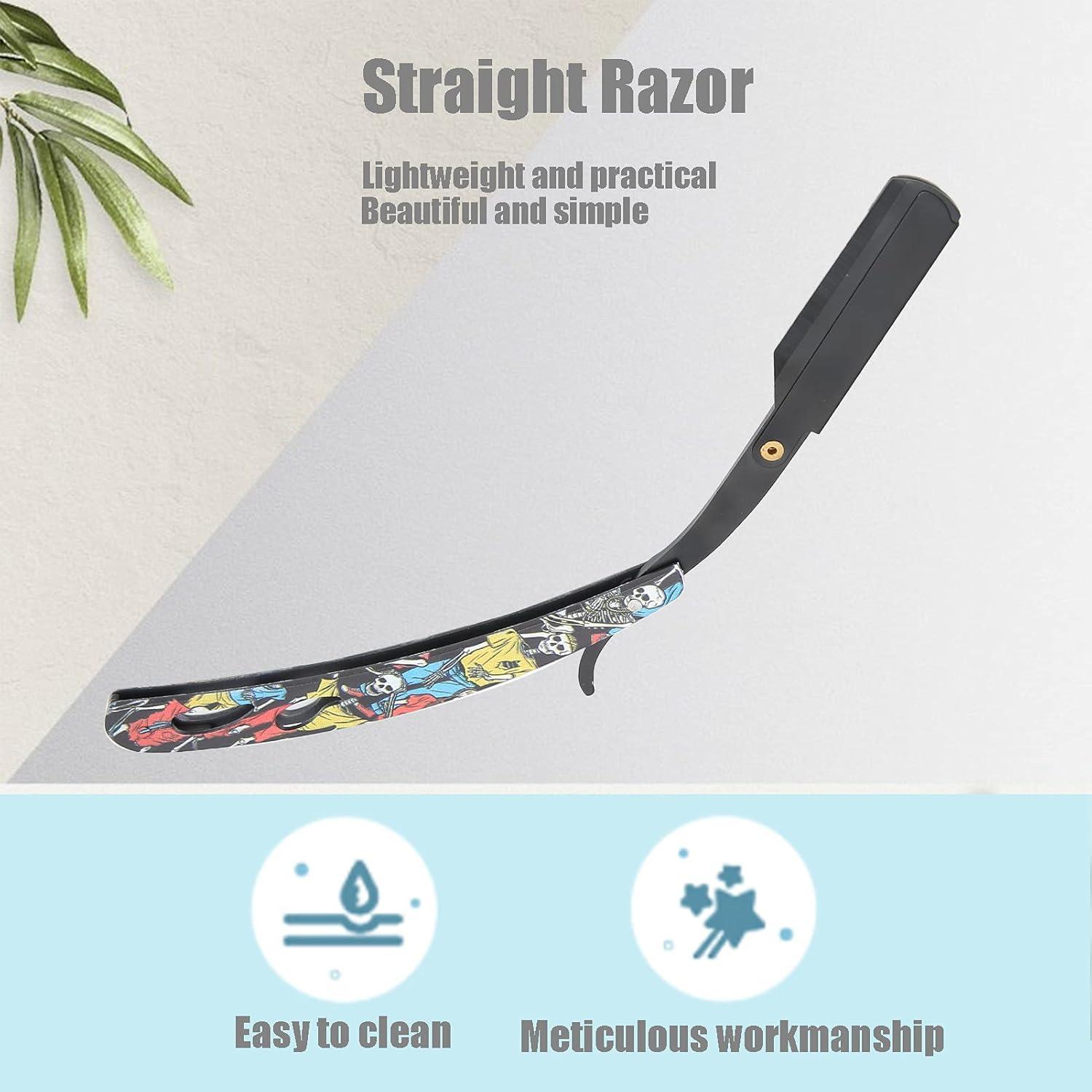 High-Quality Stainless Steel Straight Edge Manual Razor for Men ...