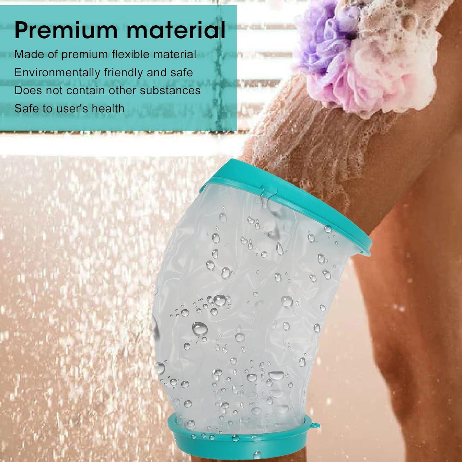 Waterproof Knee Plaster Cover - Reusable Shower Protection for Wounds ...