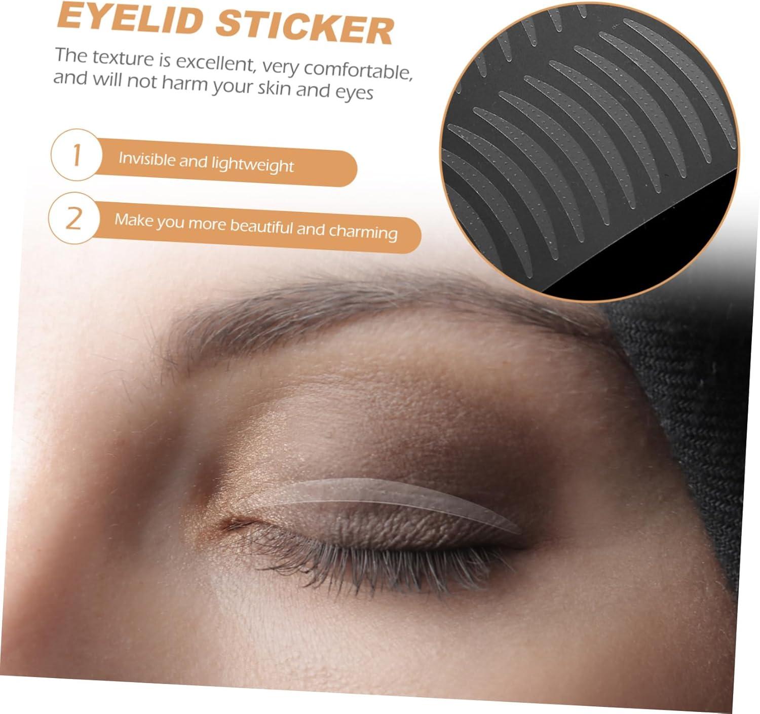 FRCOLOR 2 Sets Double Eyelid Sticker for Eyelids Eyeball Sticker Eyelid ...