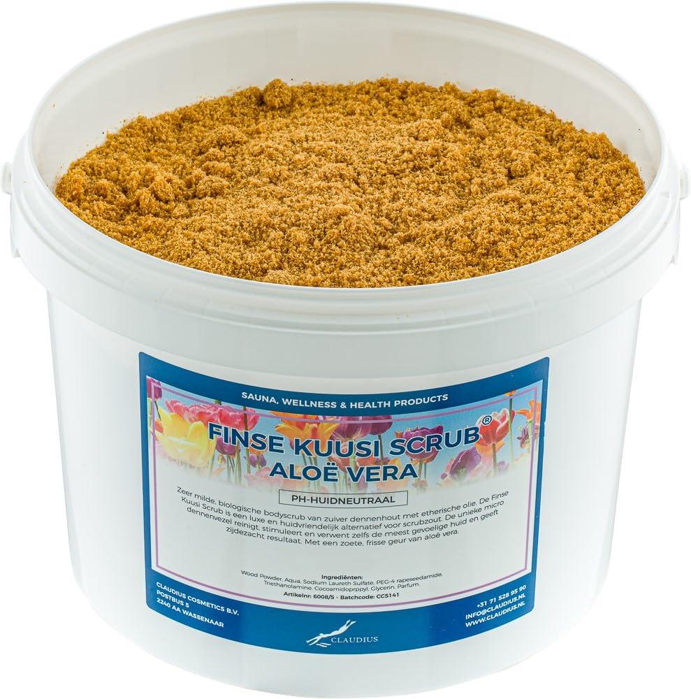 Kuusi Aloe Vera Scrub 1 Liter - Natural Exfoliating Body Care ...