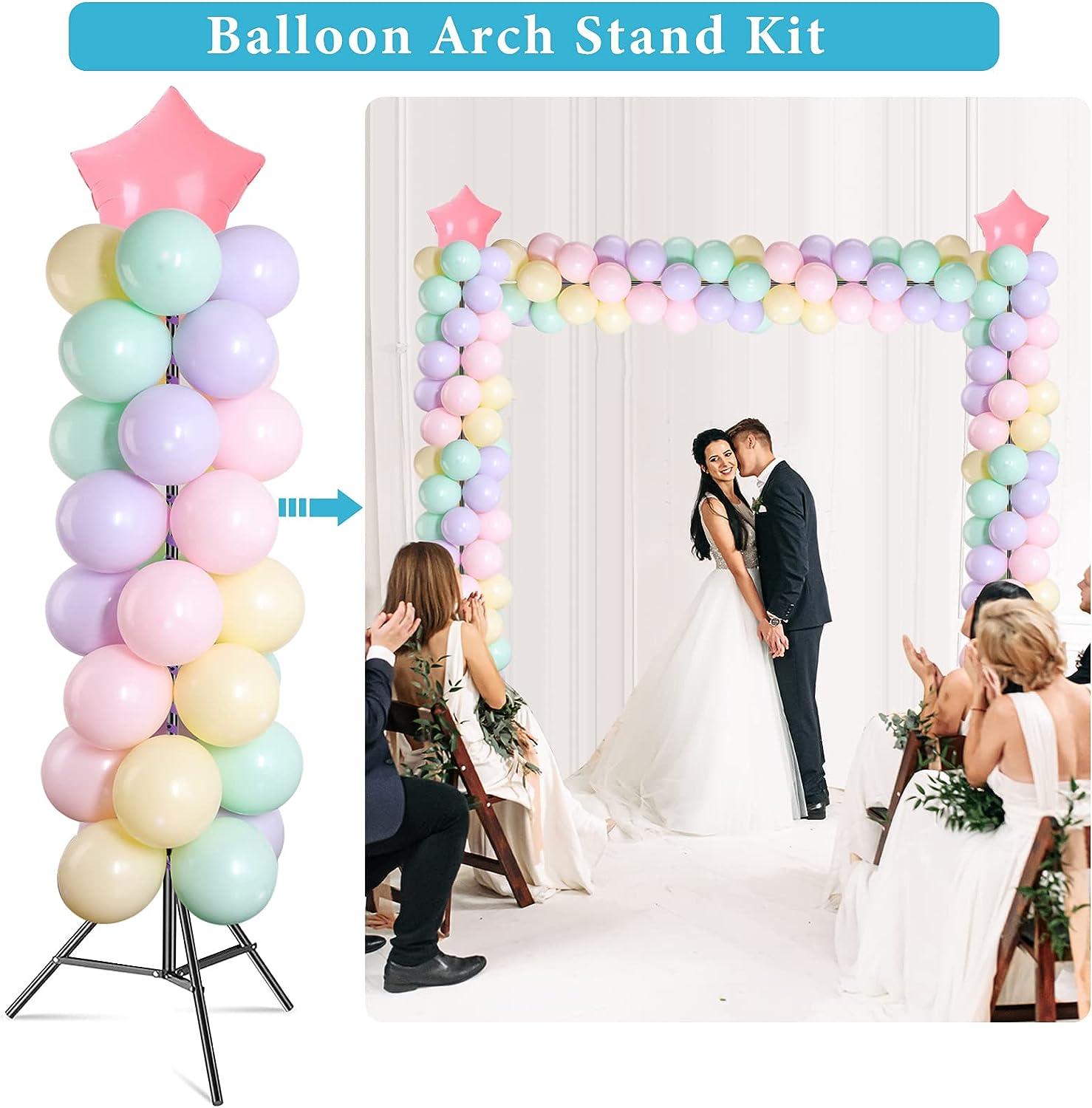 SoftTime Adjustable Backdrop Stand Kit 7x6.5Ft - Heavy Duty Banner ...