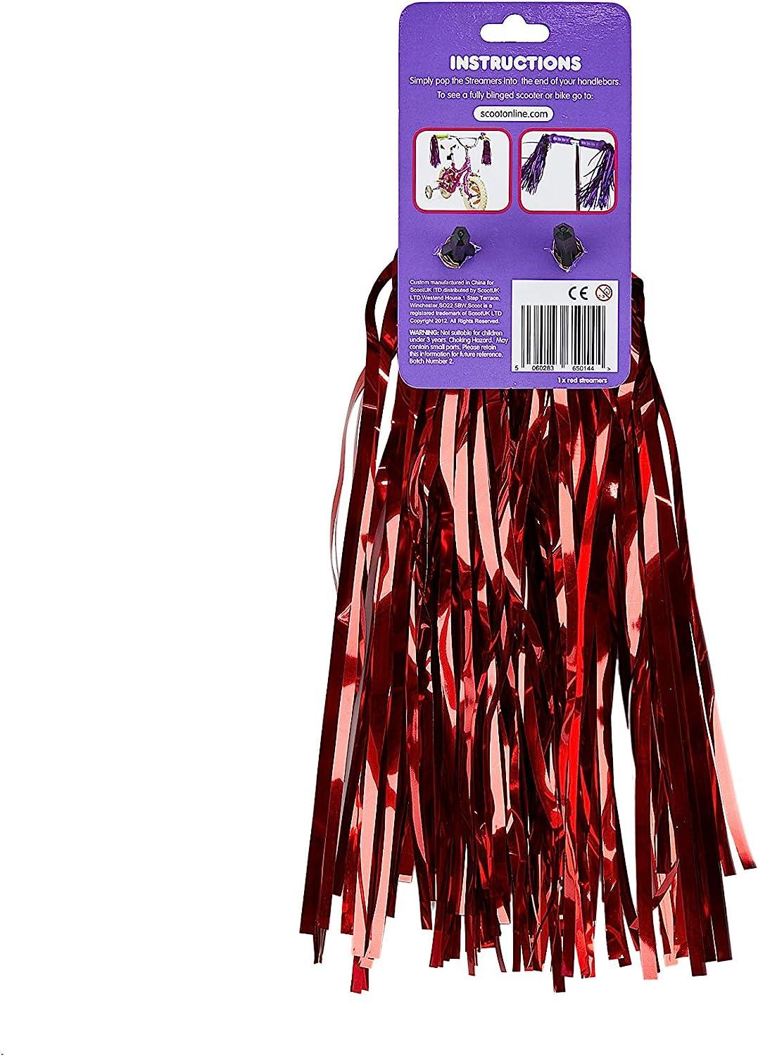 SCOOT Scooter & Bike Streamers Red - Fun Accessories for Kids' Bikes ...