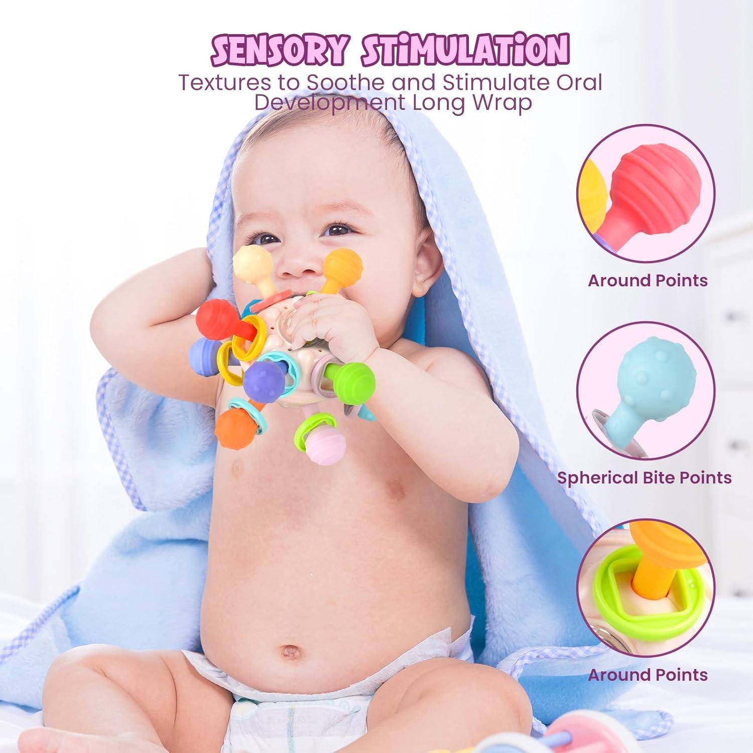 Montessori Baby Biting Toys | Pedagogical Learning Toys for Toddlers ...