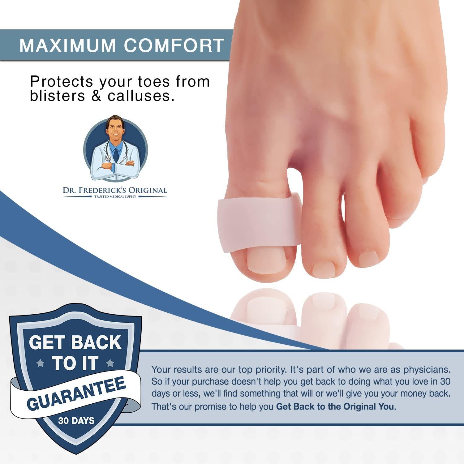 Dr. Fredericks Original Gel Toe Tubes Variety Pack - 12 Pieces (Small ...