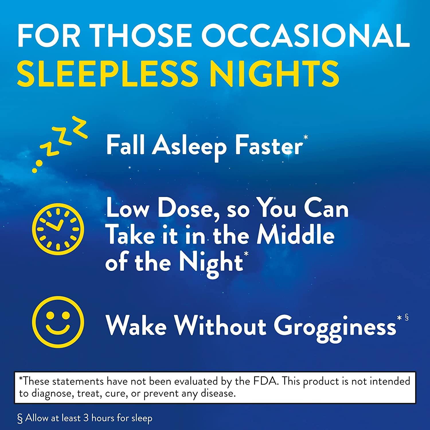 MidNite 1.5mg Melatonin + Herb Sleep Aid Supplement - 30 Chewable ...